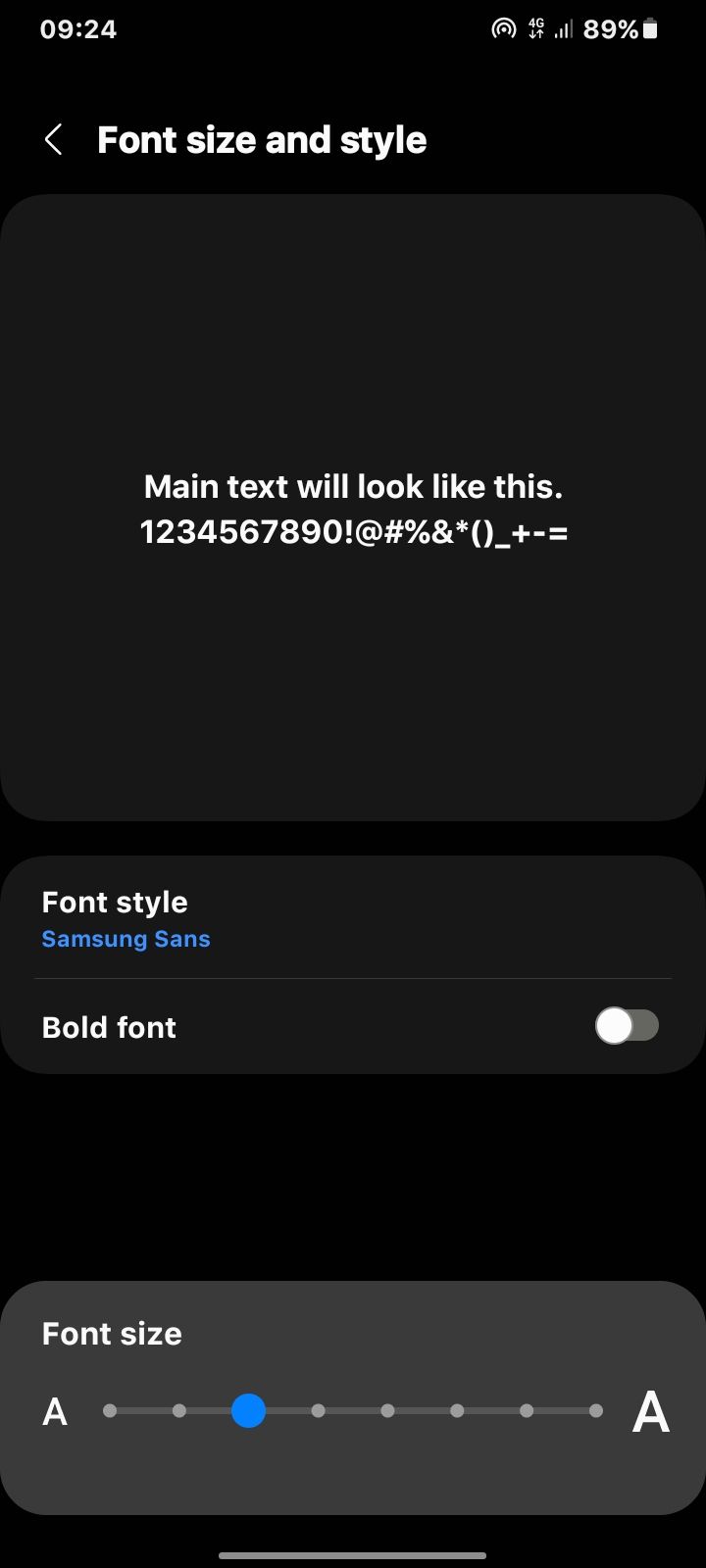 Gaya Font Samsung - Samsung Members