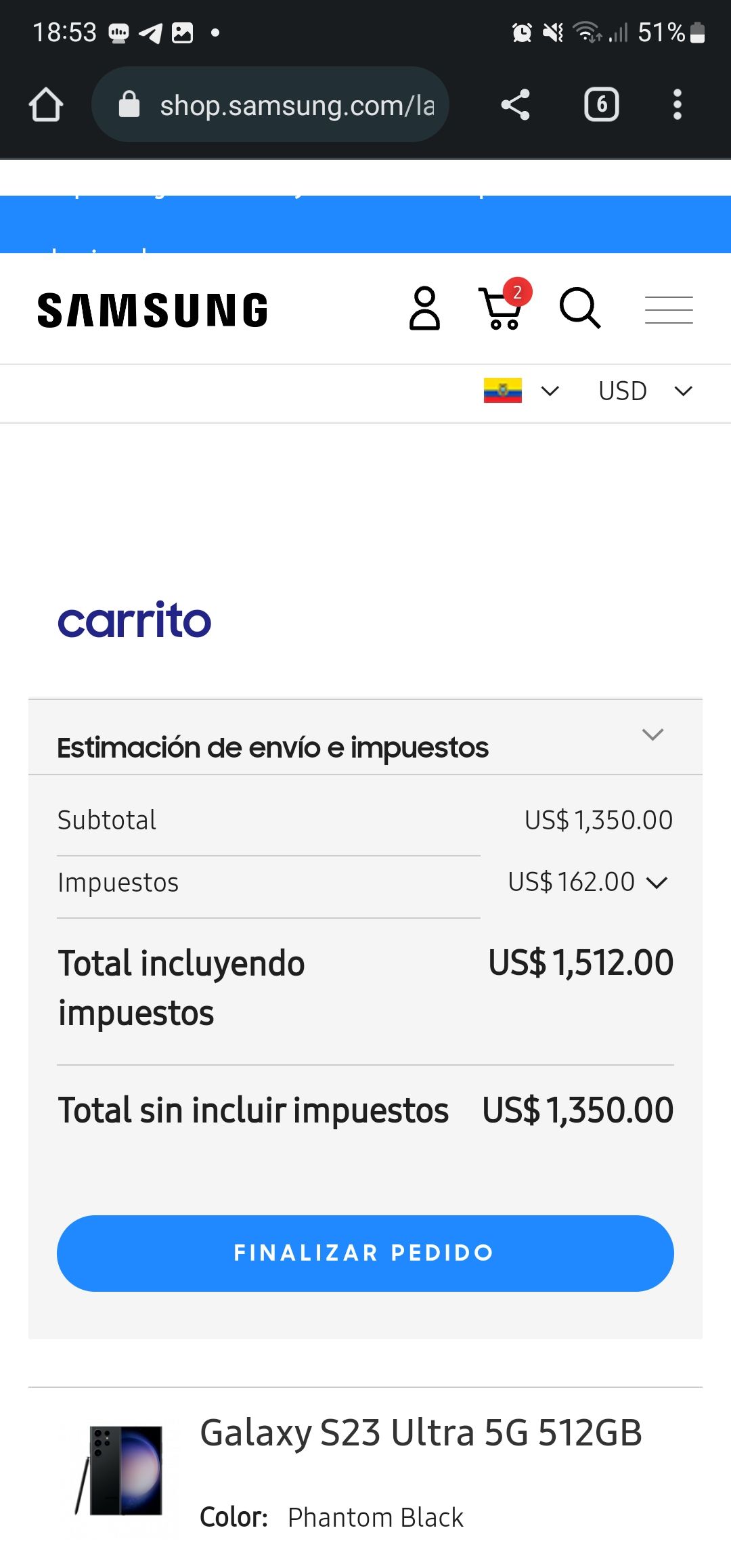 el 23 ultra caro cambio de moneda - Samsung Members