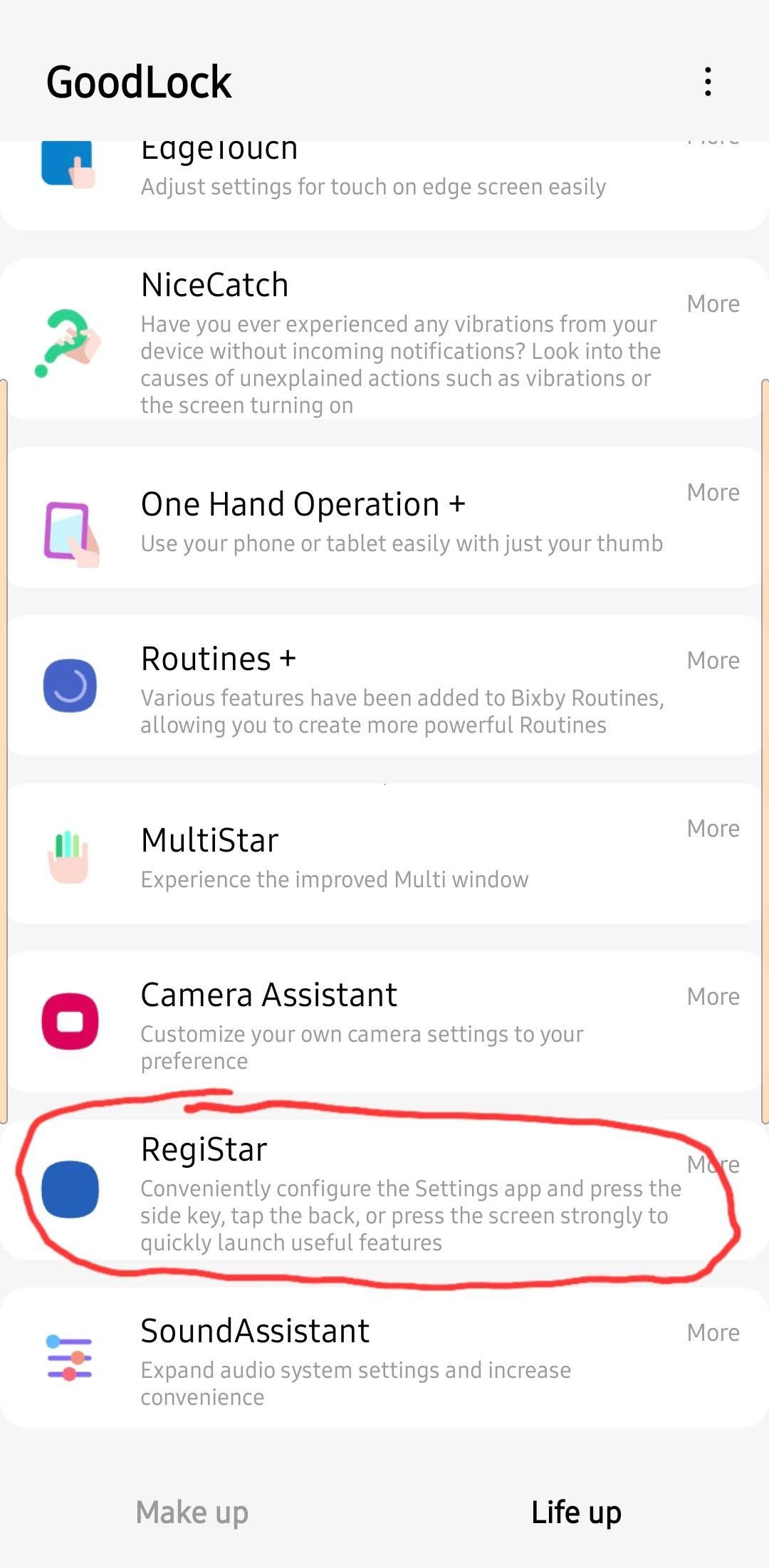 Back-tap functions in Goodlock app - Samsung Members