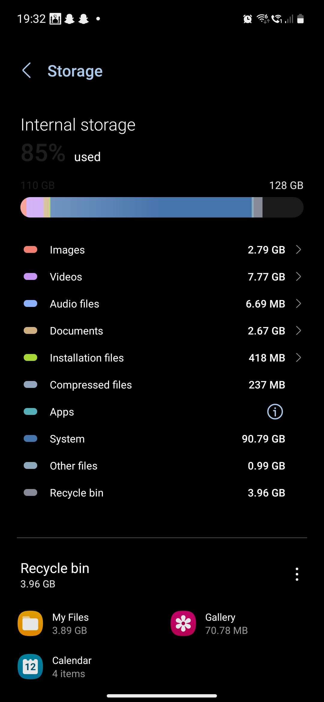 Solved: Samsung's high usage of system storage - Samsung Members