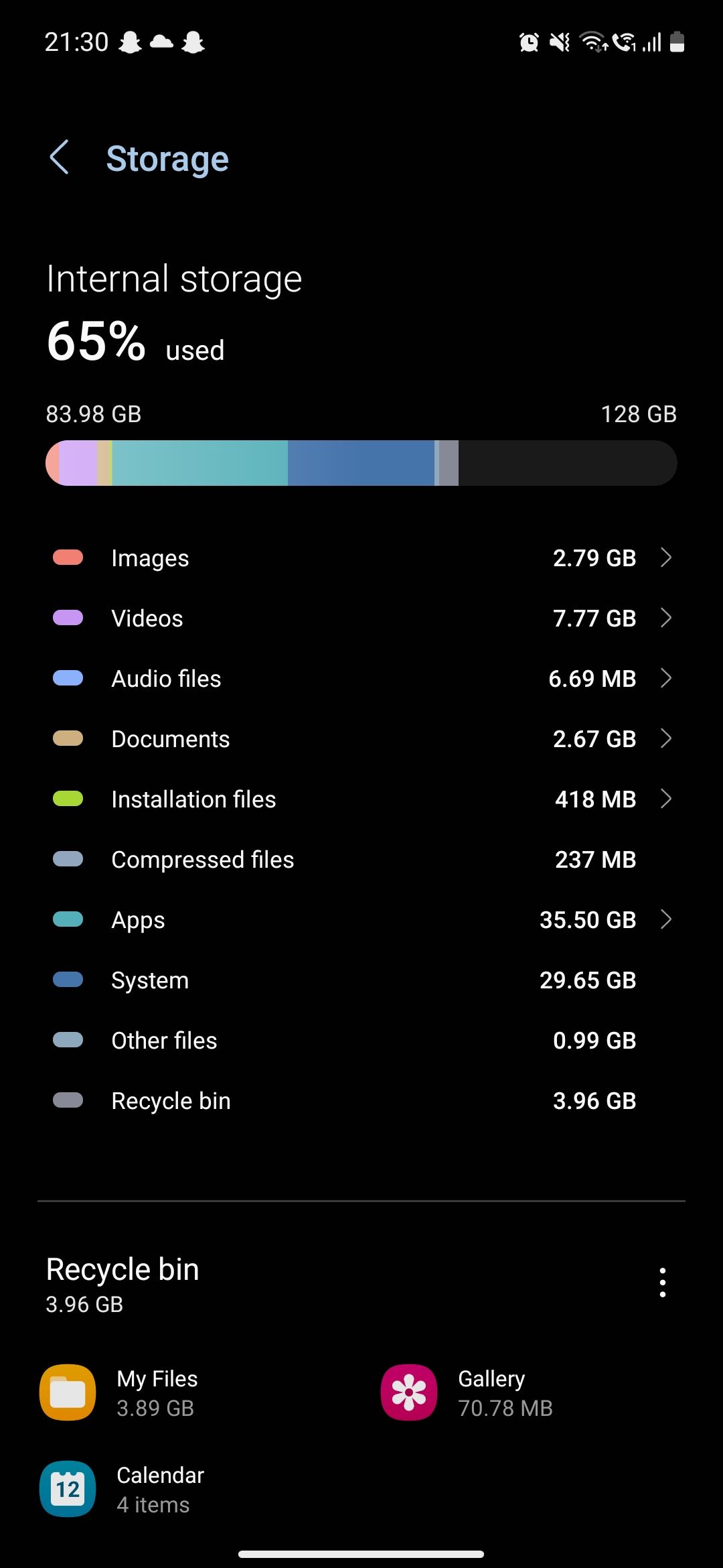 Solved: Samsung's high usage of system storage - Samsung Members