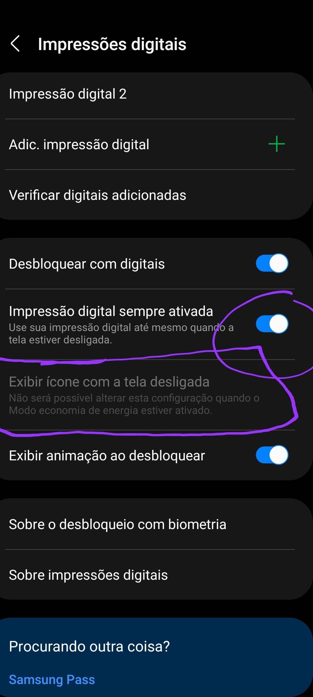 Biometria - Samsung Members