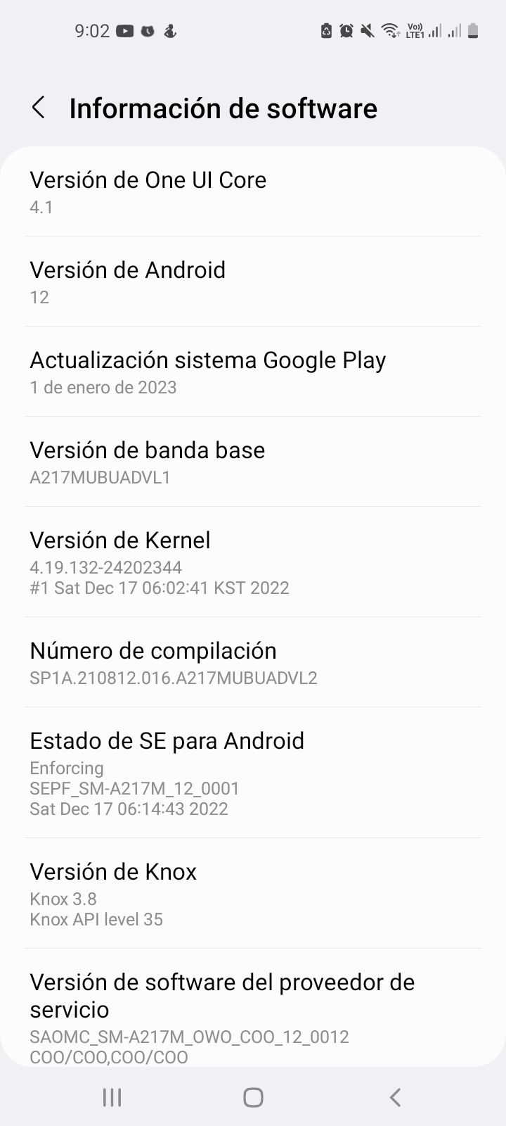 Android 12 A21s - Samsung Members