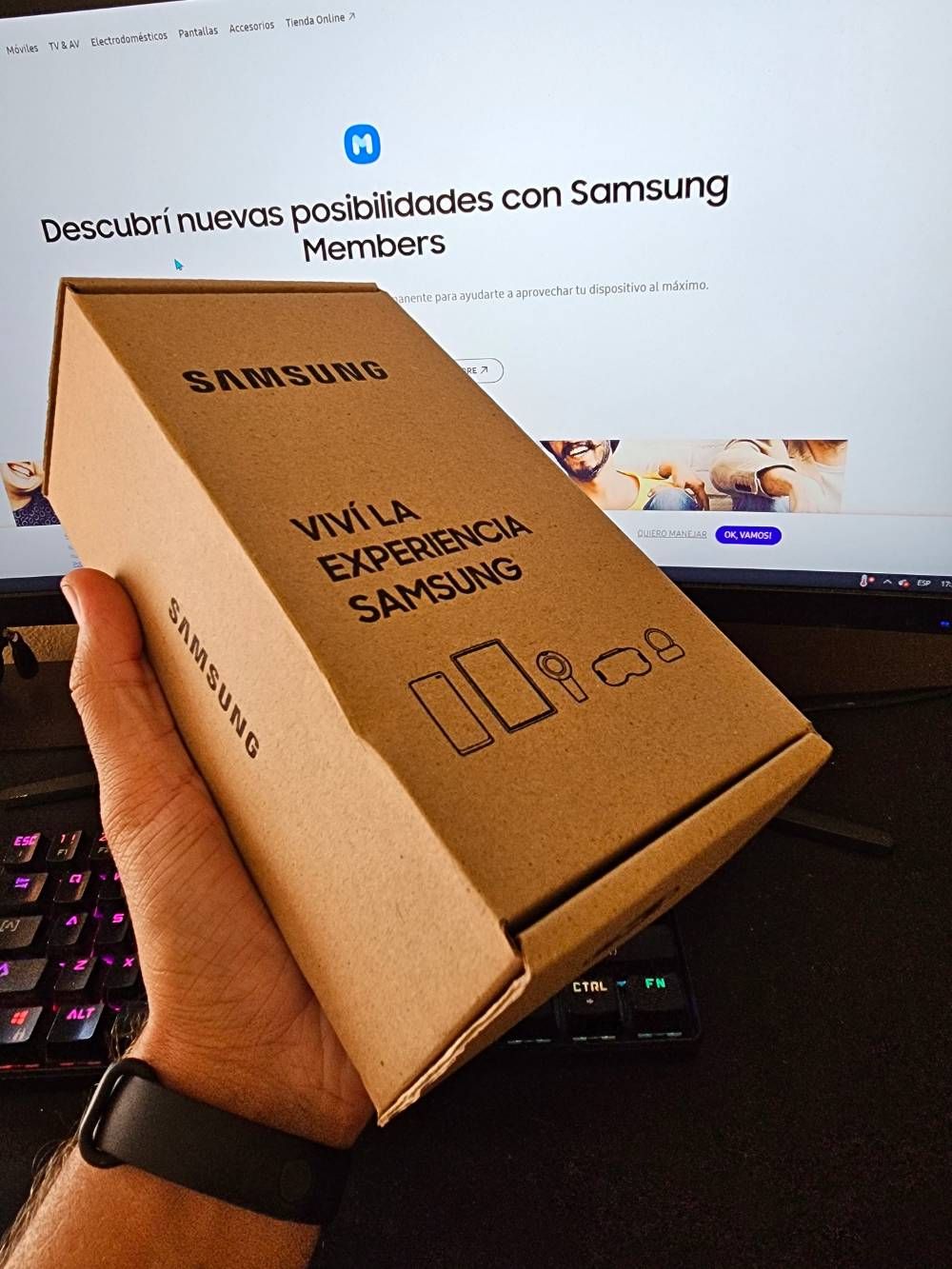 El paquete del voucher 😍 - Samsung Members