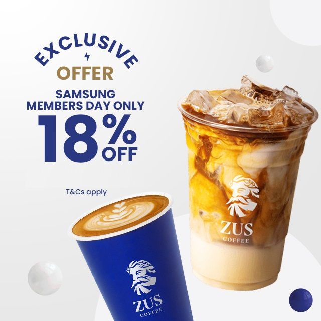 [Exclusive Benefit] Samsung x Zus Coffee Members' ... - Samsung Members