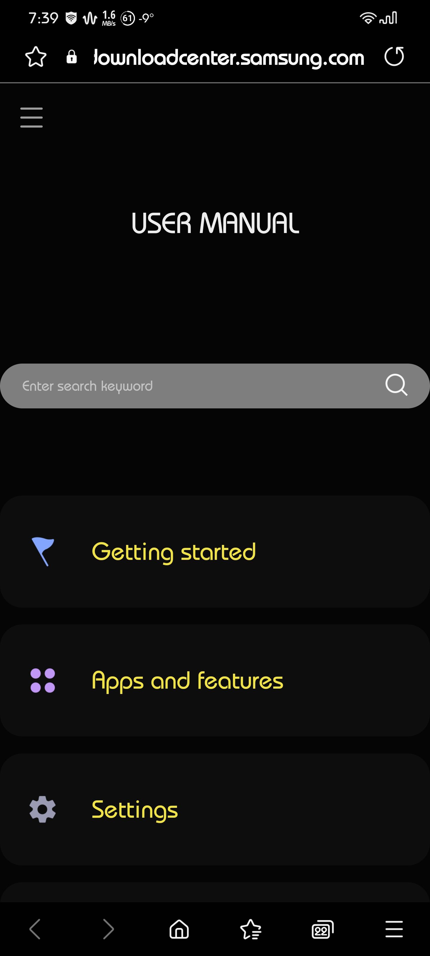 how do you download the S23 ultra manual - Samsung Members