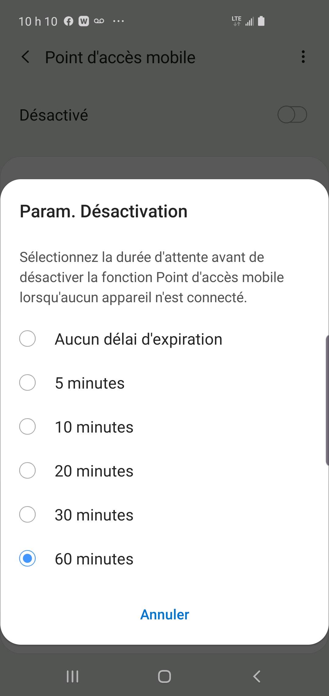 partage de connexion - Samsung Members