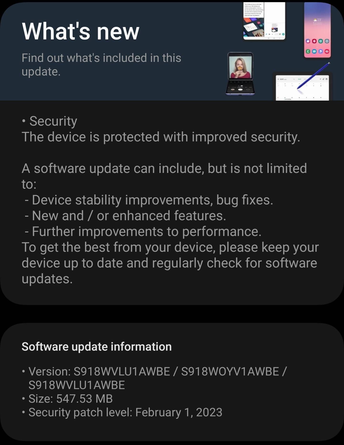 S23 Update is available - Samsung Members