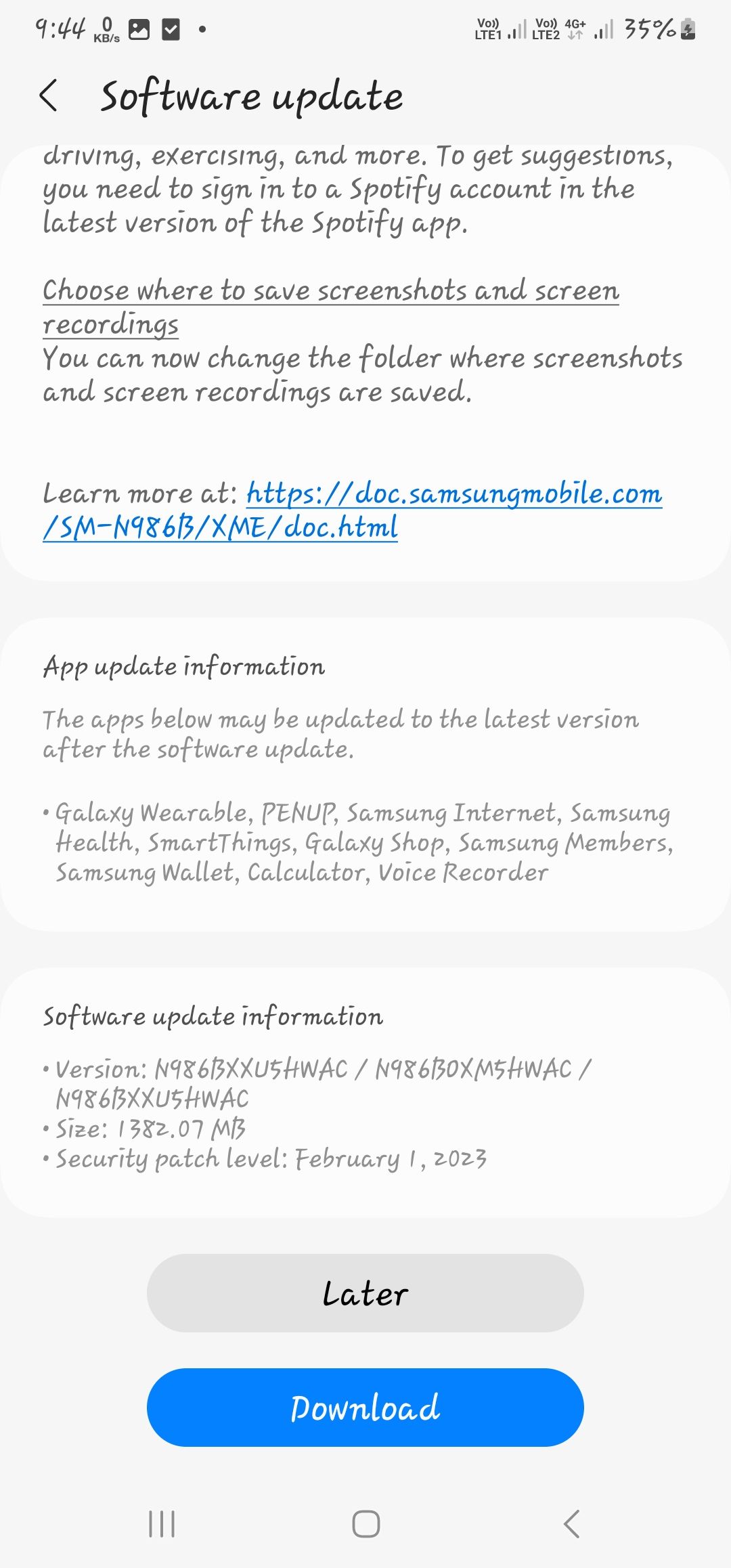 UI 5.1 update - Samsung Members