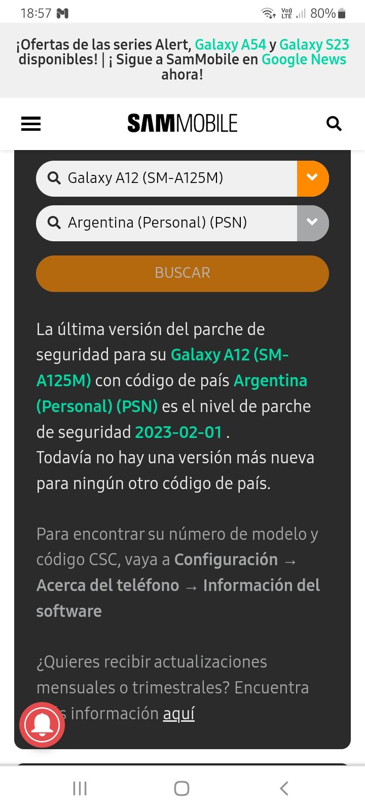 Actualización One Ui Core 5 (Android 13) - Samsung Members