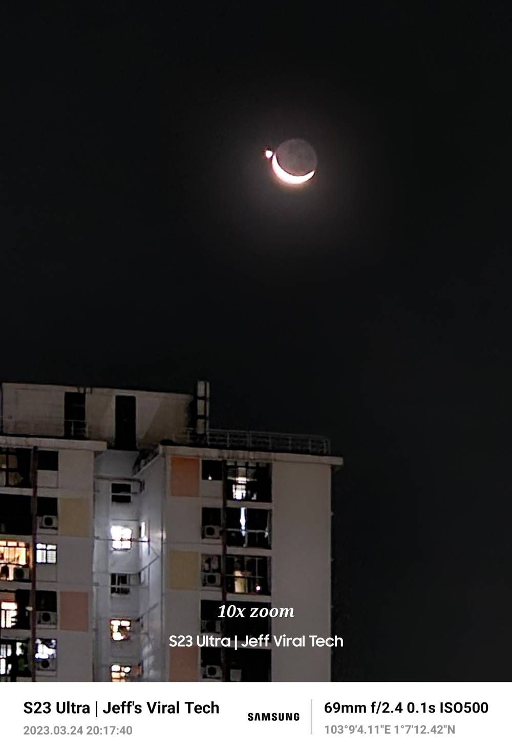 Lunar Occultation Of Venus !!! #withGalaxyS23Ultra... - Samsung Members