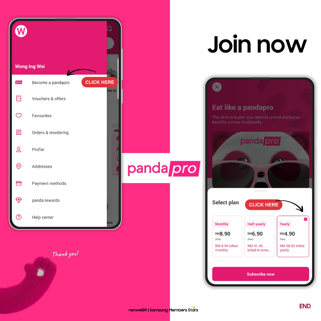 Foodpanda - Pandapro 🐼 - Samsung Members