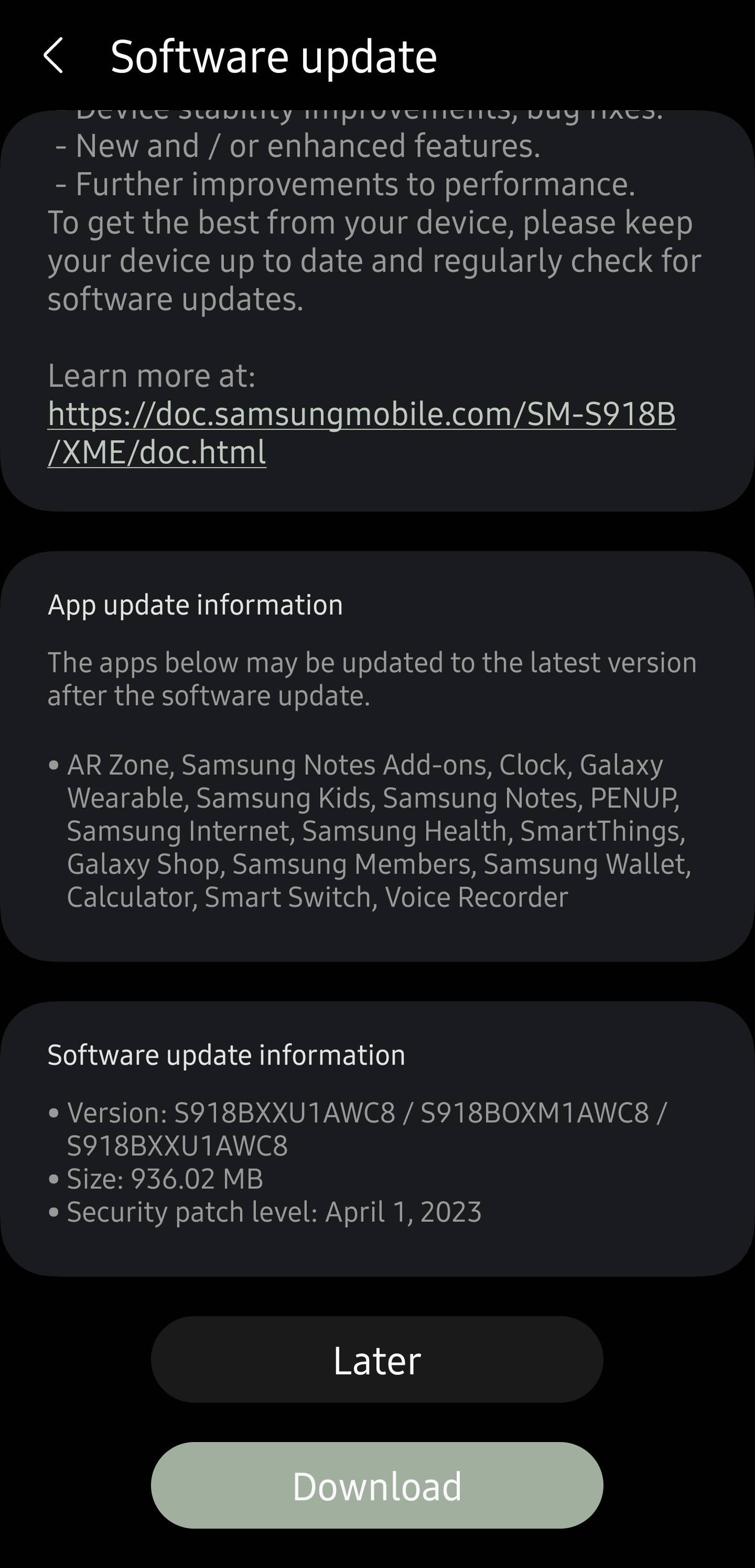 CAMERA SOFTWARE UPDATES S23 ULTRA - Samsung Members