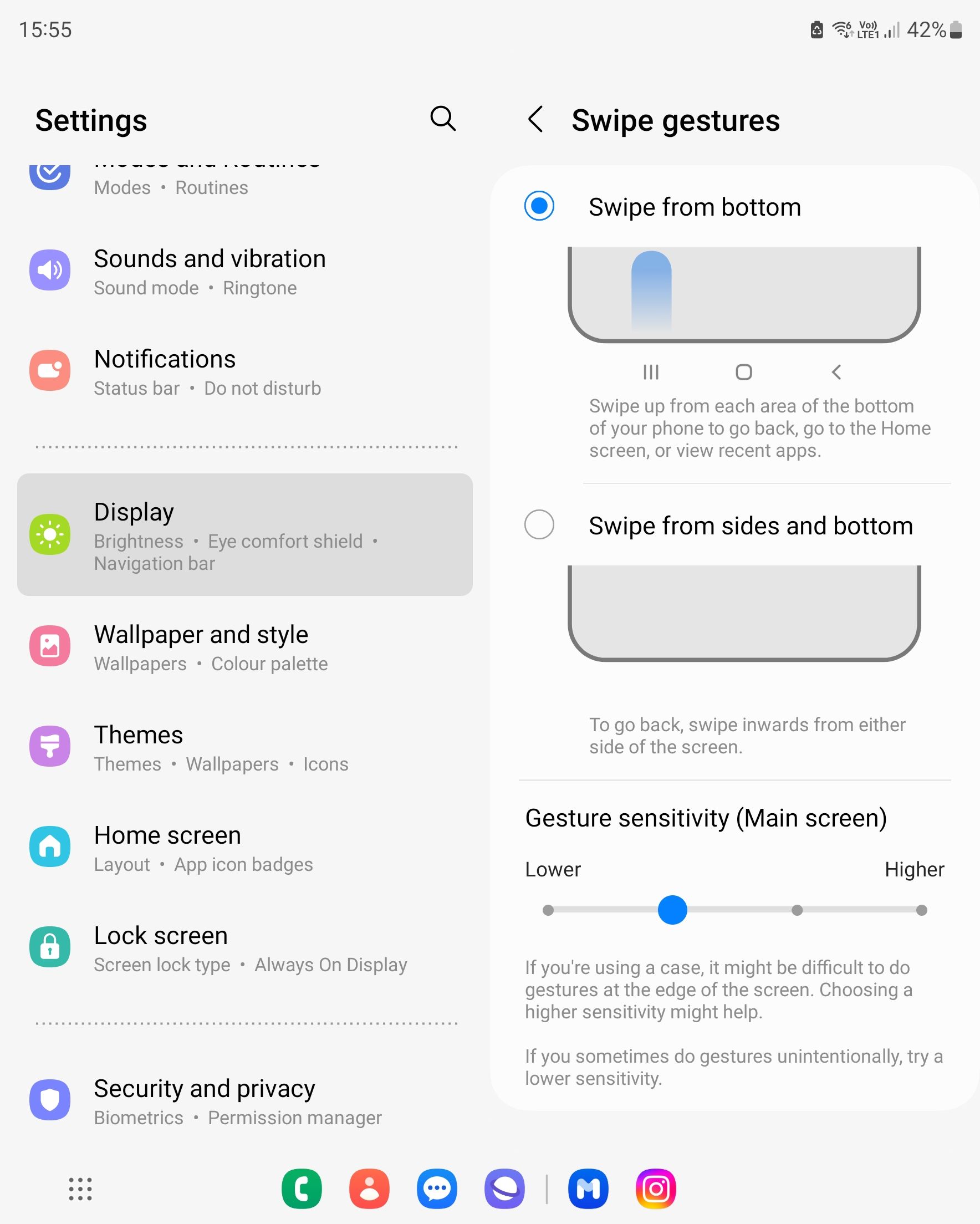 Button OR Gesture Navigation - Samsung Members