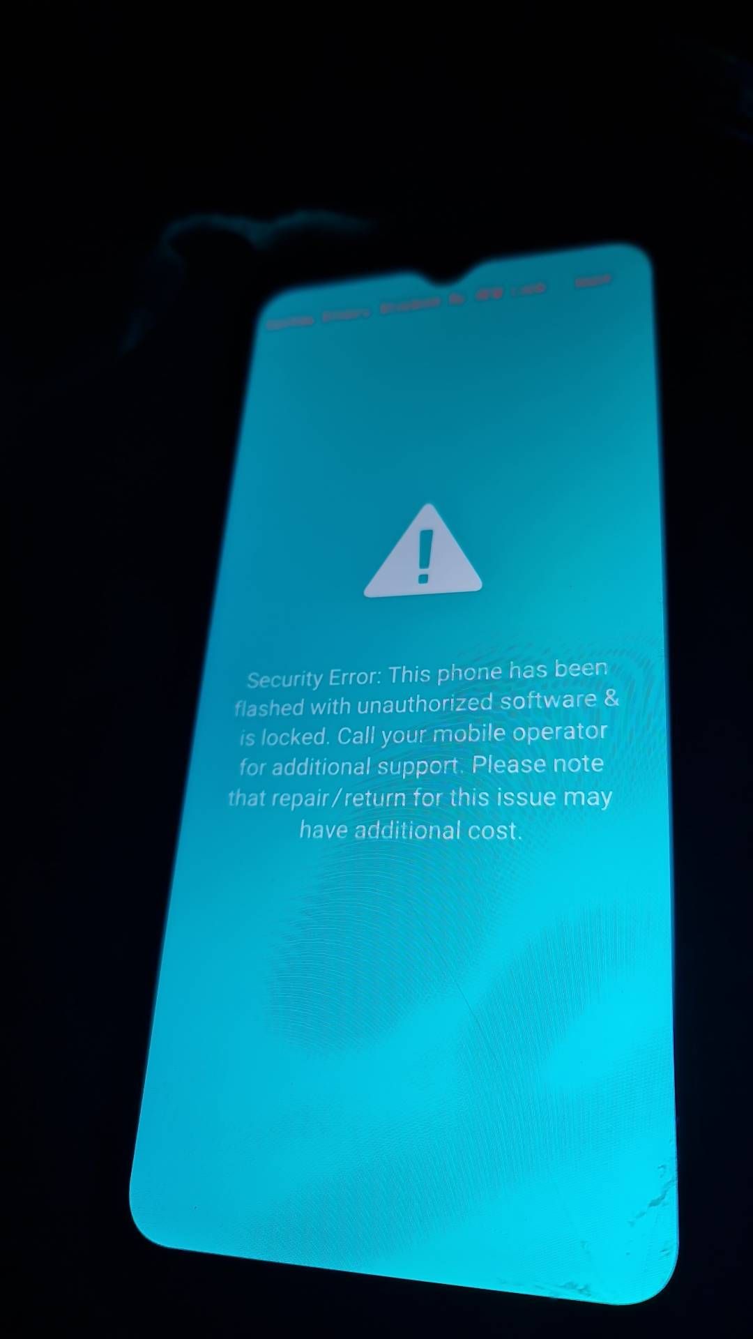 Ayuda mi a12 se cayo, le salio esto en la pantalla... - Samsung Members