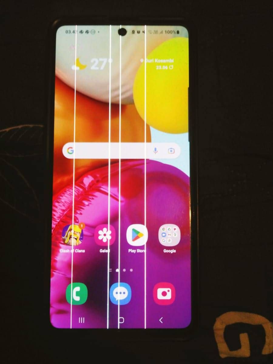 Samsung a71 layar bergaris - Samsung Members