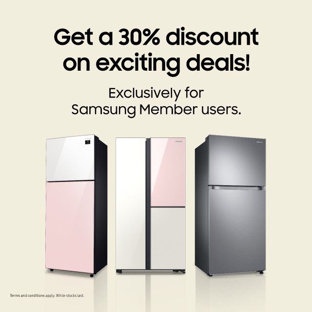 [Deals] Members' Weekly Exclusives - 30% off Refri... - Samsung Members