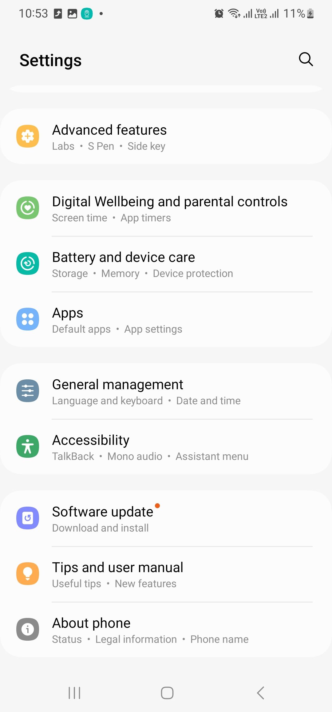 Solved: Green Line di Layar Note 20U - Samsung Members