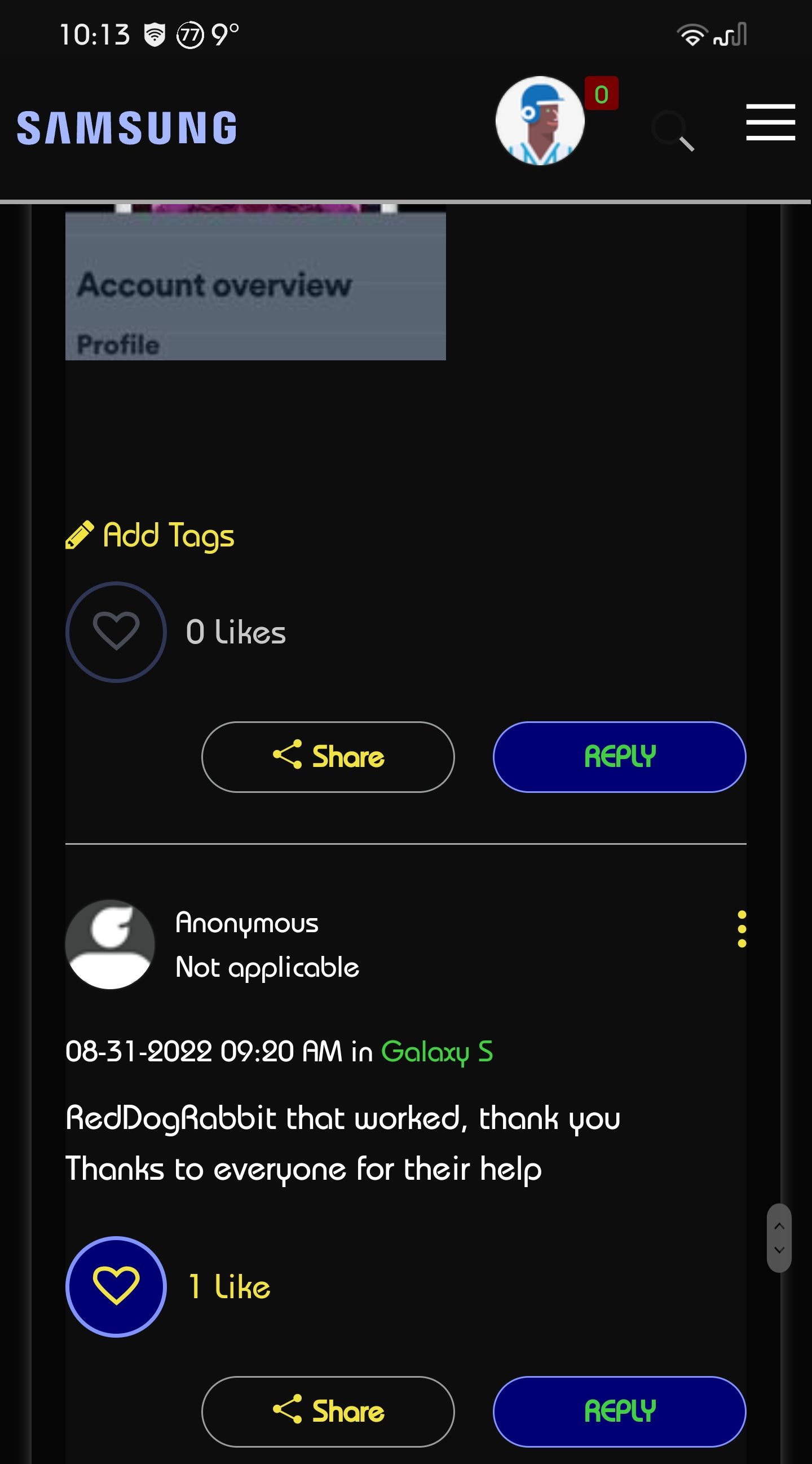 One Step Login - Samsung Members