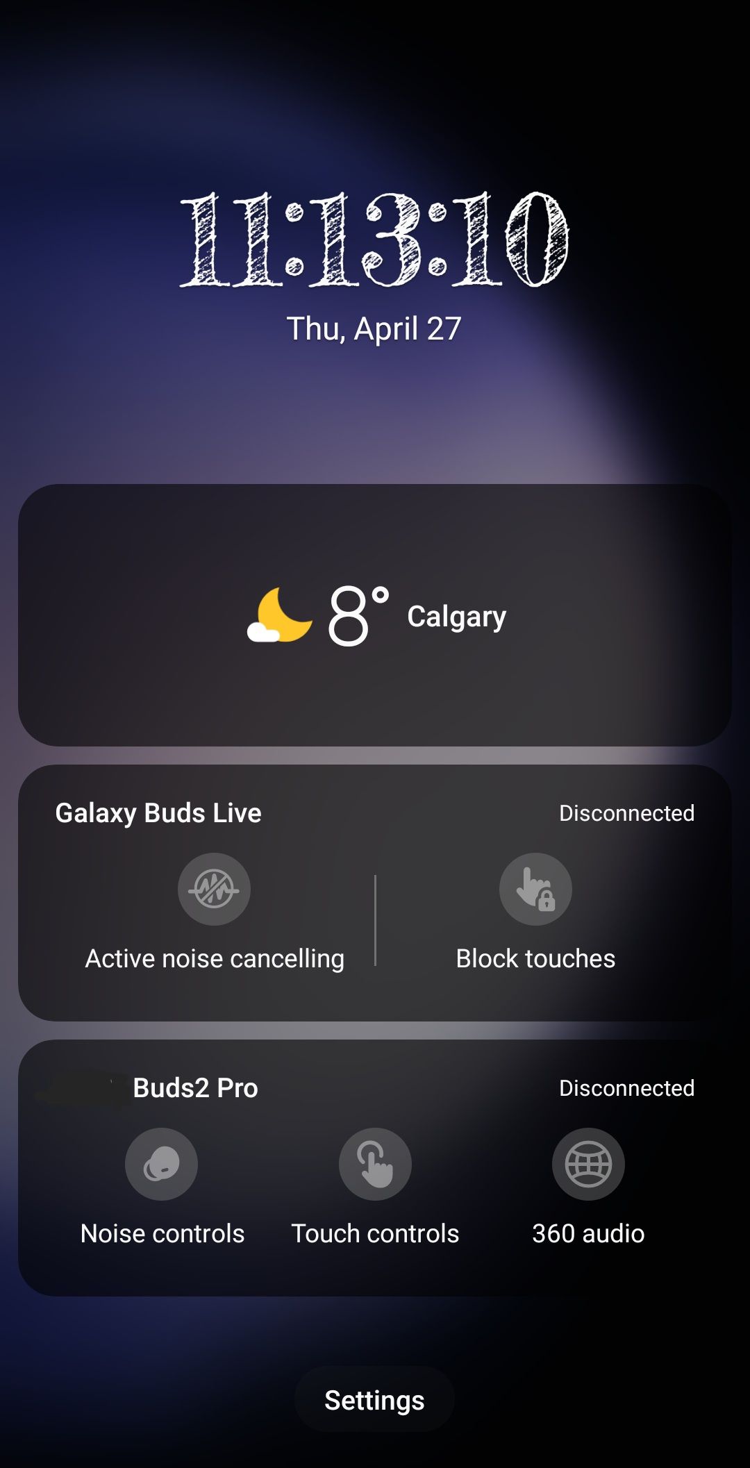 Solved: New lockscreen widget - Samsung Members