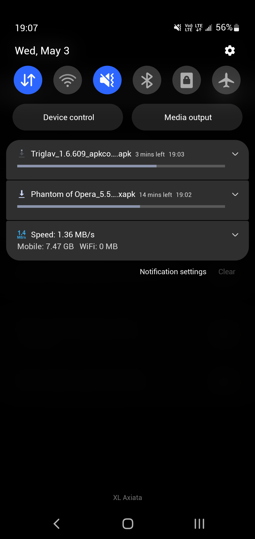Bug warna quick panel One UI Theme park - Samsung Members