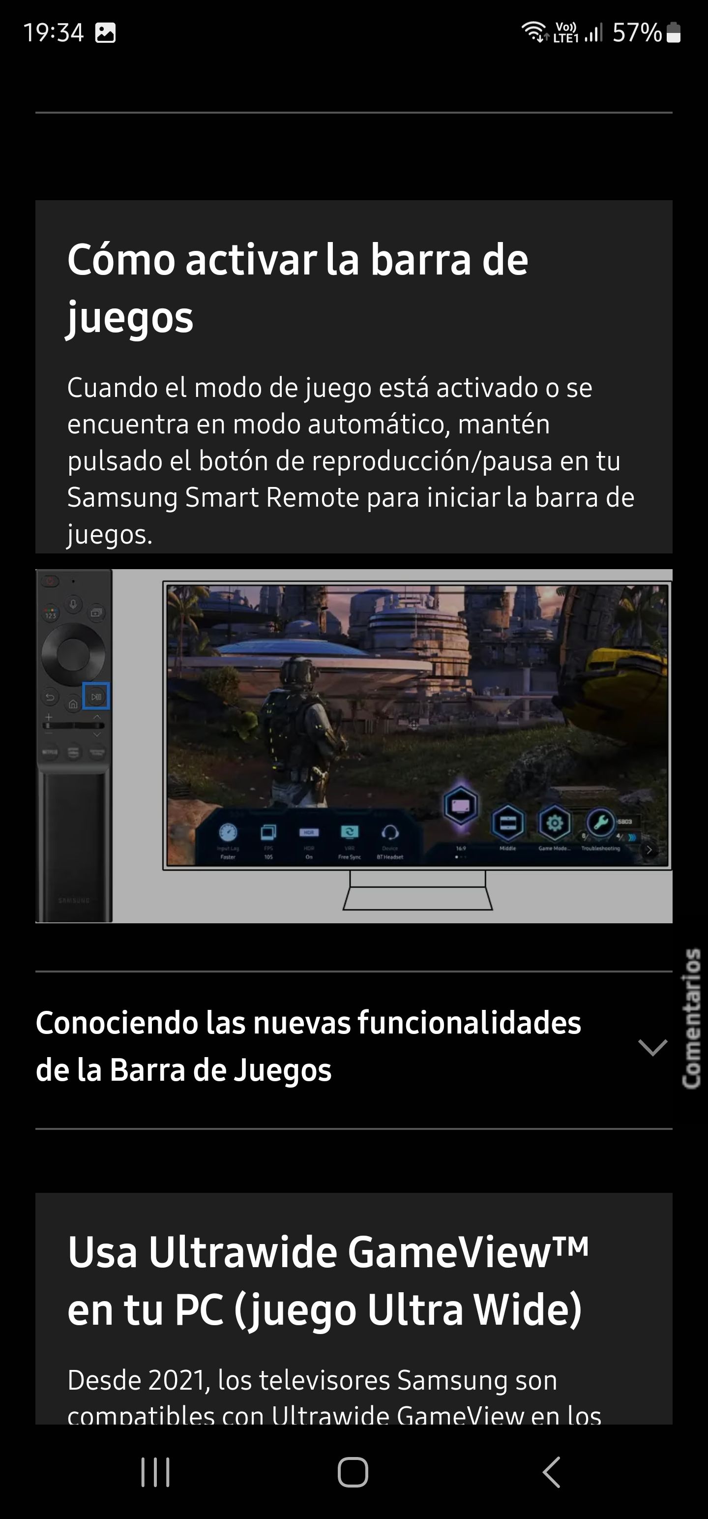 Como se activa el vrr en un qn90b? - Samsung Members