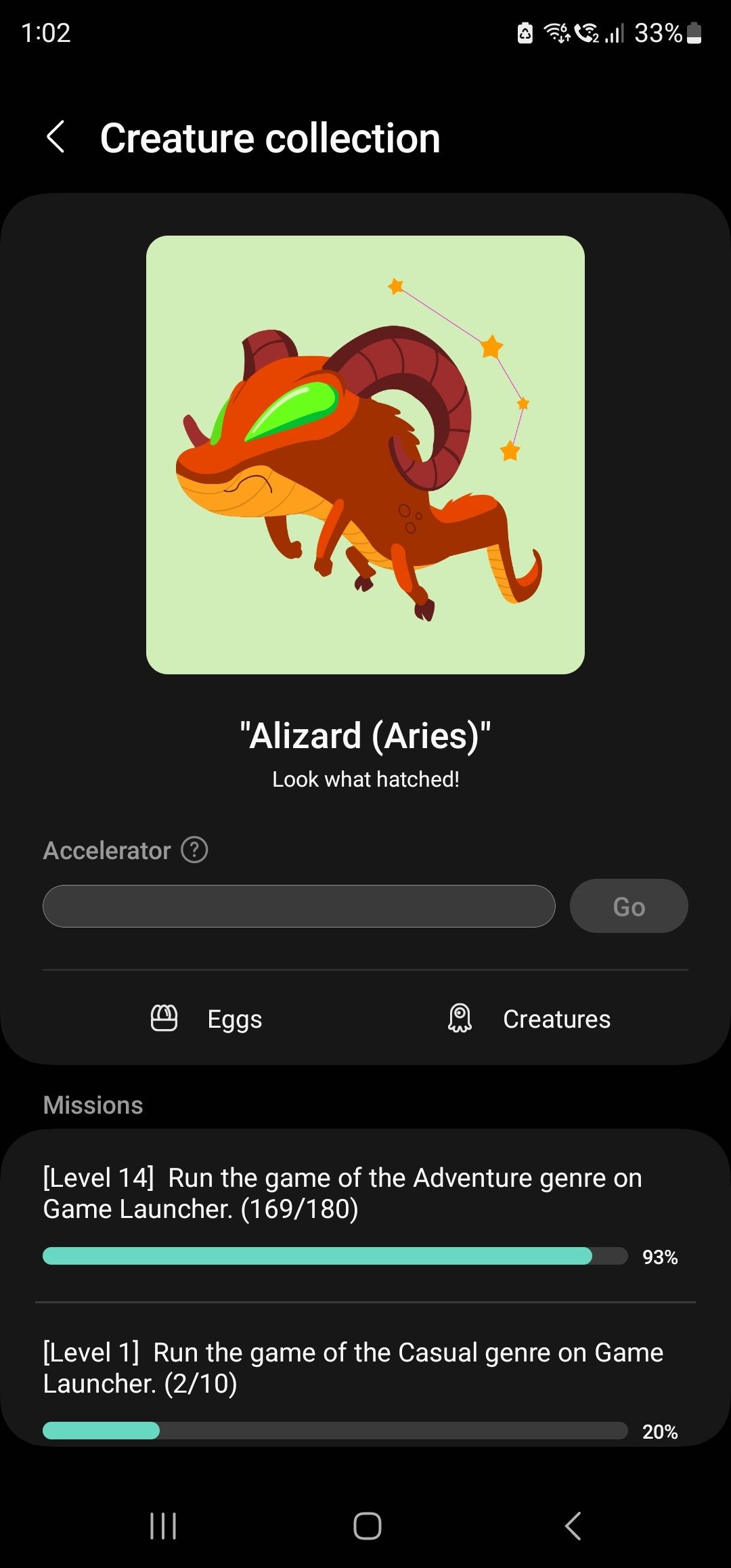 Game Launcher: Creature Collection - Samsung Members