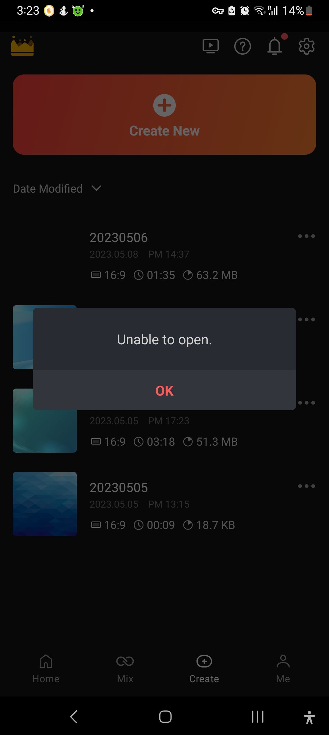 What this error mean on KineMaster? - Samsung Members