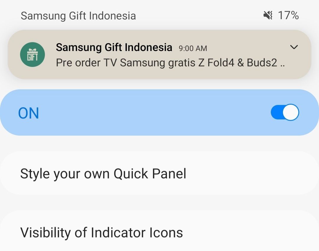 Notification pop-up - Samsung Members