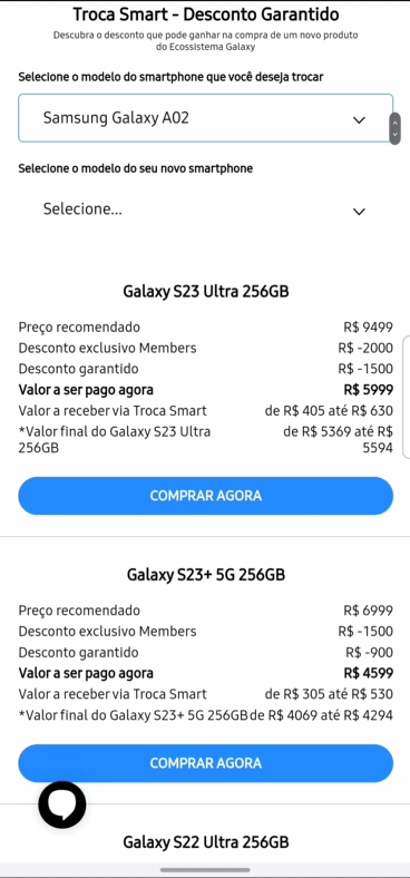 Chegou a Troca Smart no Members Shop 😱 !! - Samsung Members