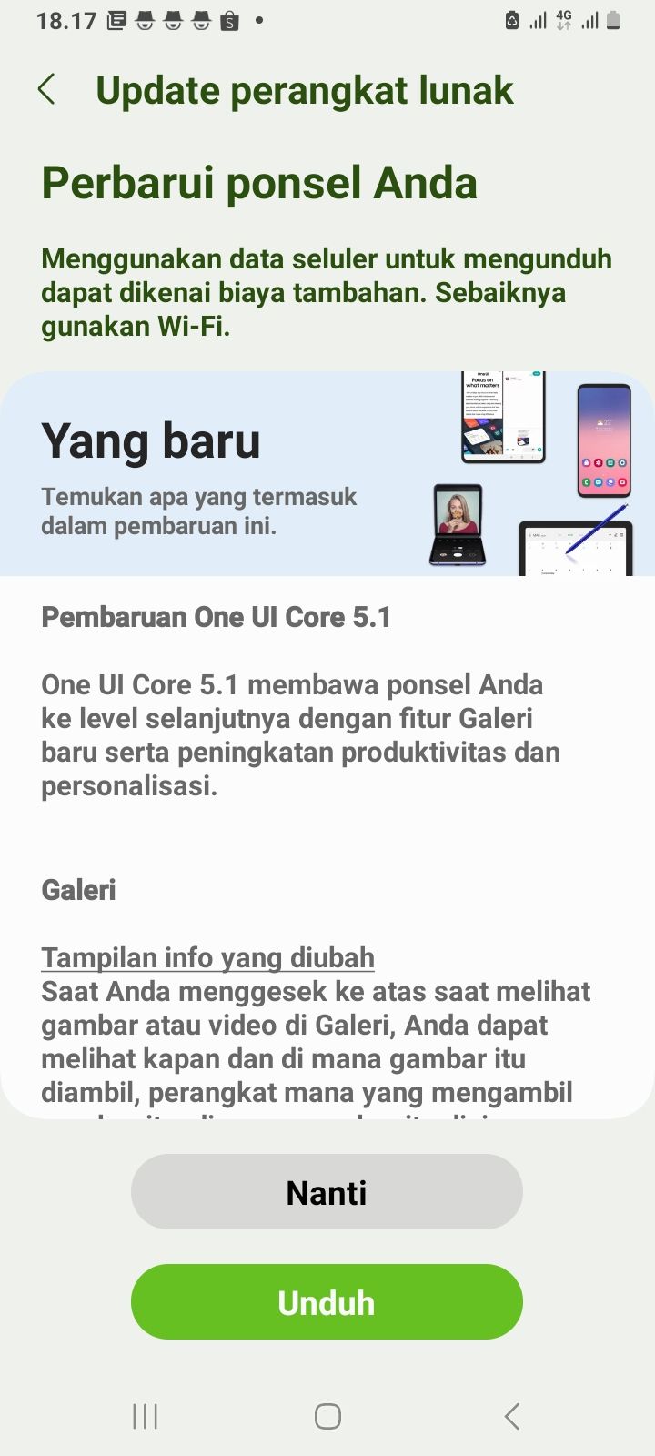 Update one ui core 5.1 Samsung A03 - Samsung Members