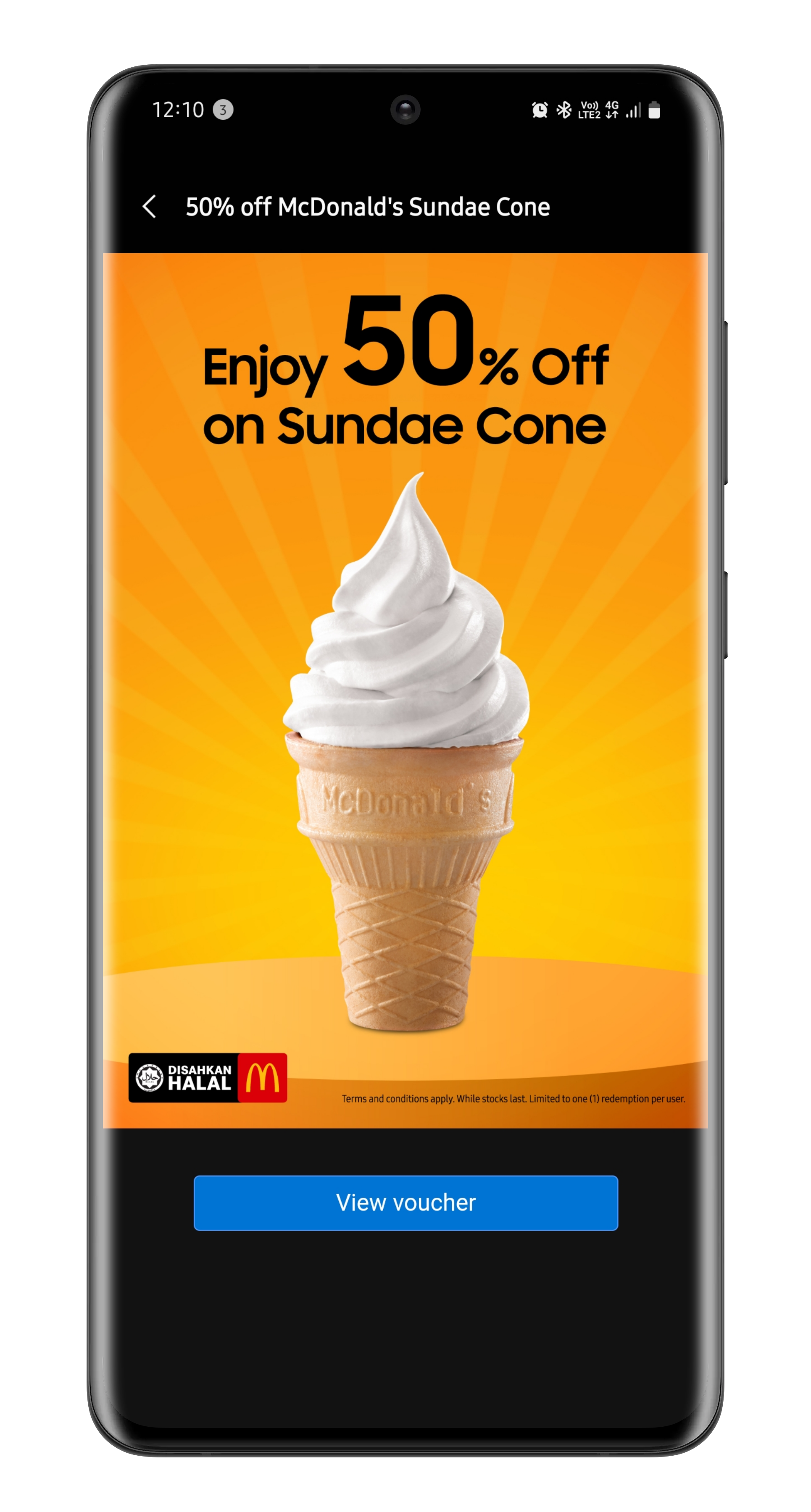 [Benefits] Redeemed Your McD Sundae Cone ? 😋 - Samsung Members