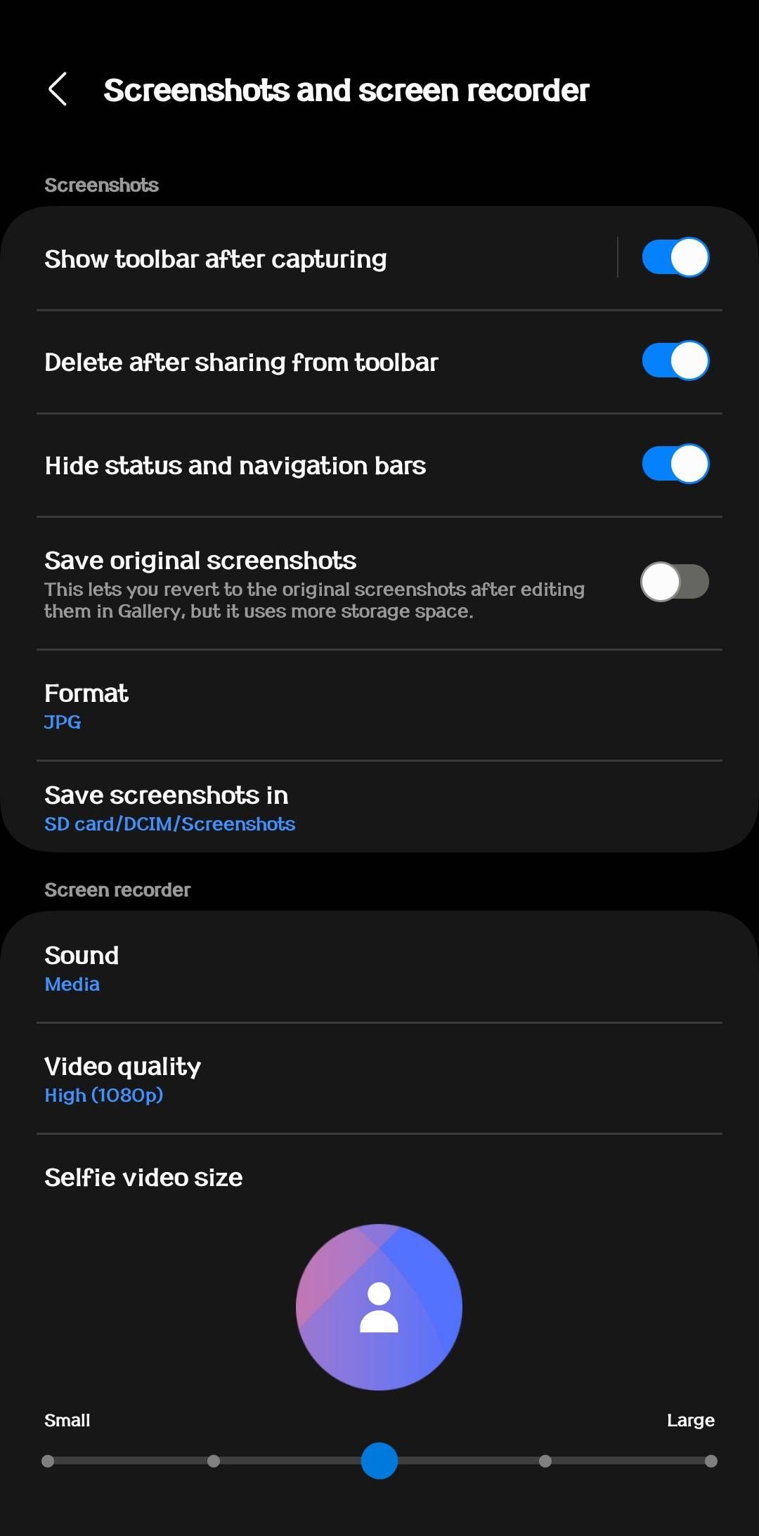 Screenshoot notif bar - Samsung Members