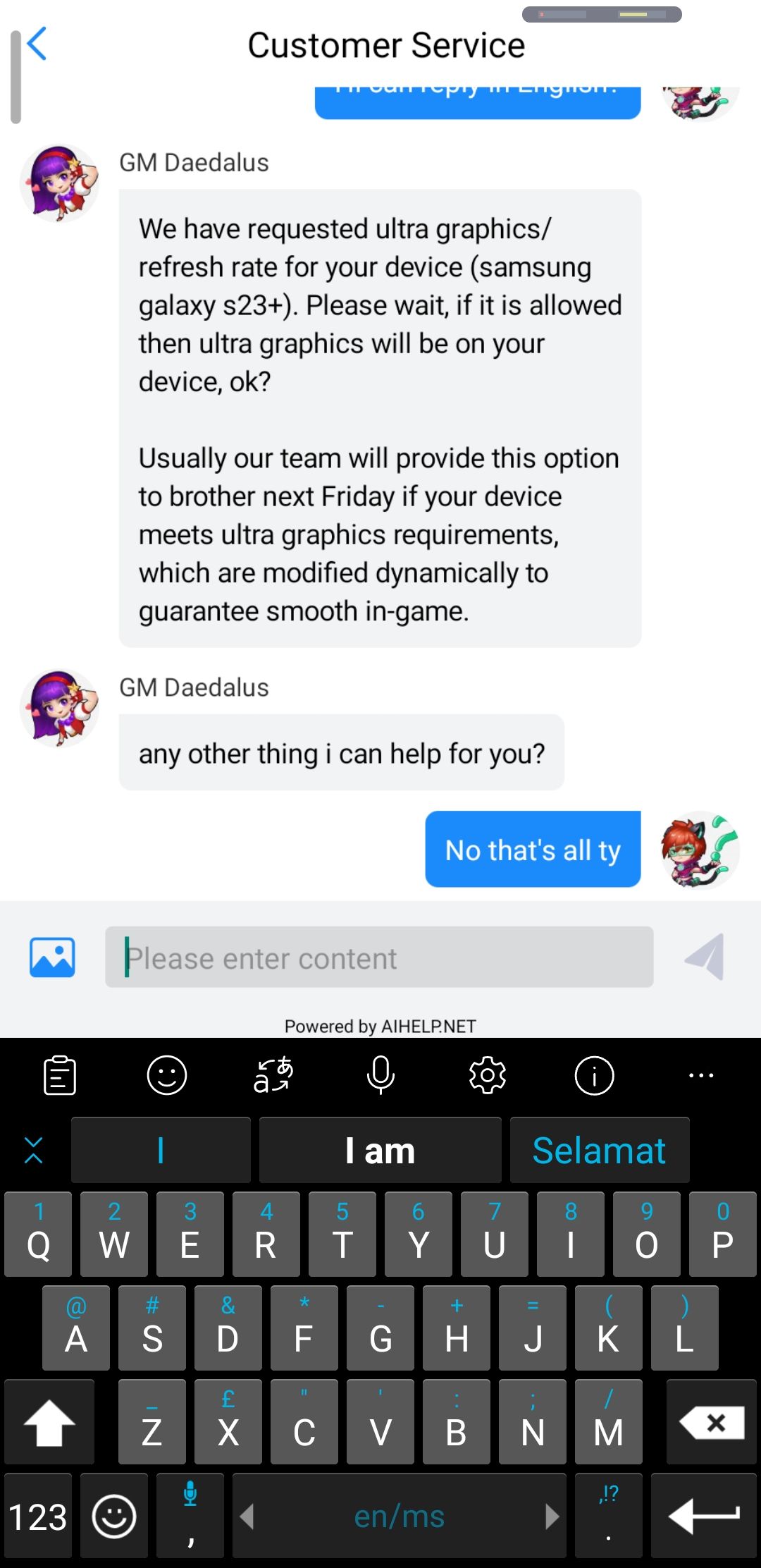 S23 plus mobile legend frame rate - Samsung Members