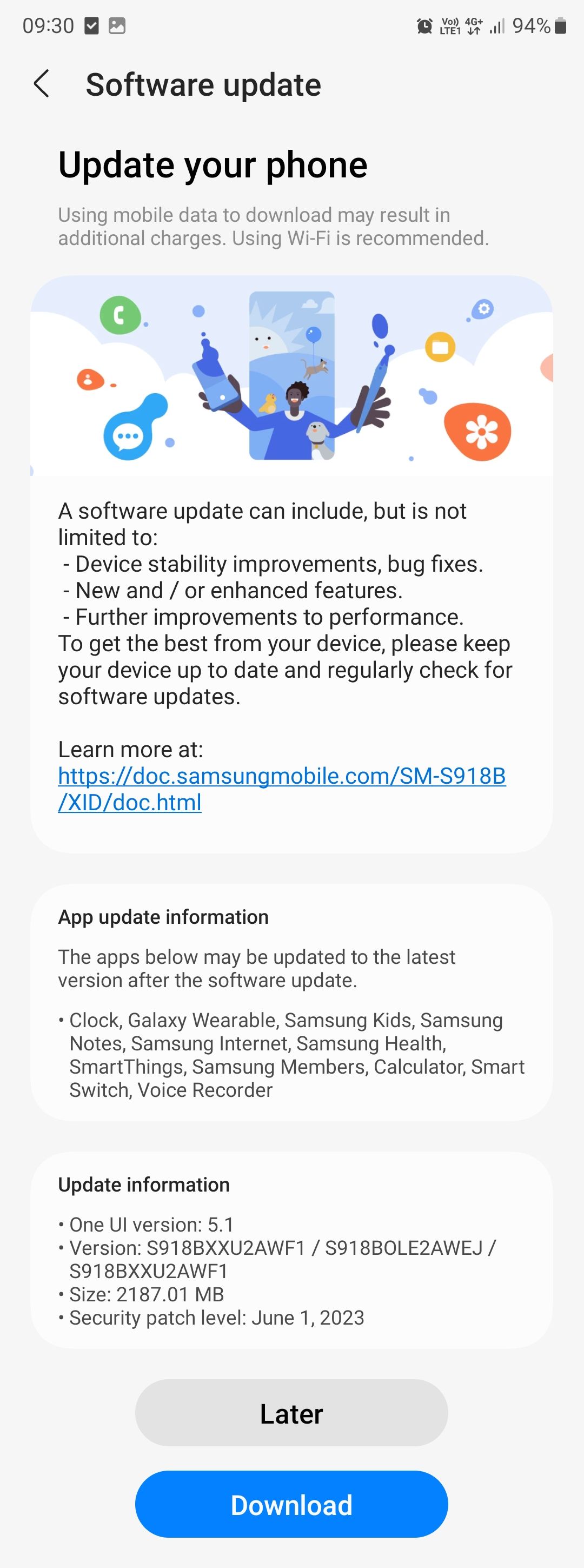 [UPDATE Software] Galaxy S23 Ultra (SM-S918B) Regi... - Samsung Members