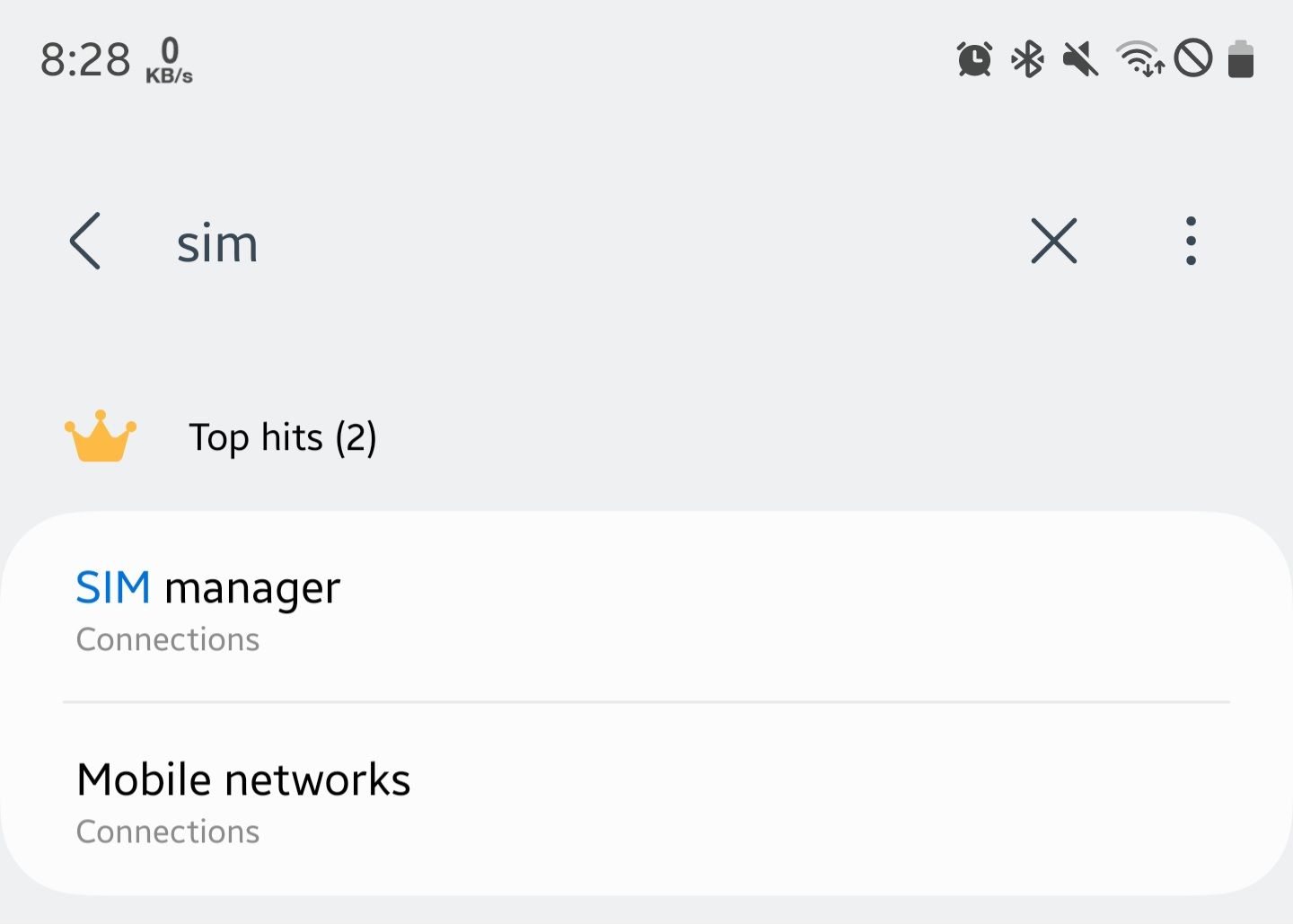 I can't find the simcard manager on my factory unl... - Samsung Members