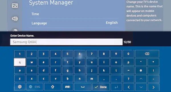 Change your TV Device Name - Samsung Members