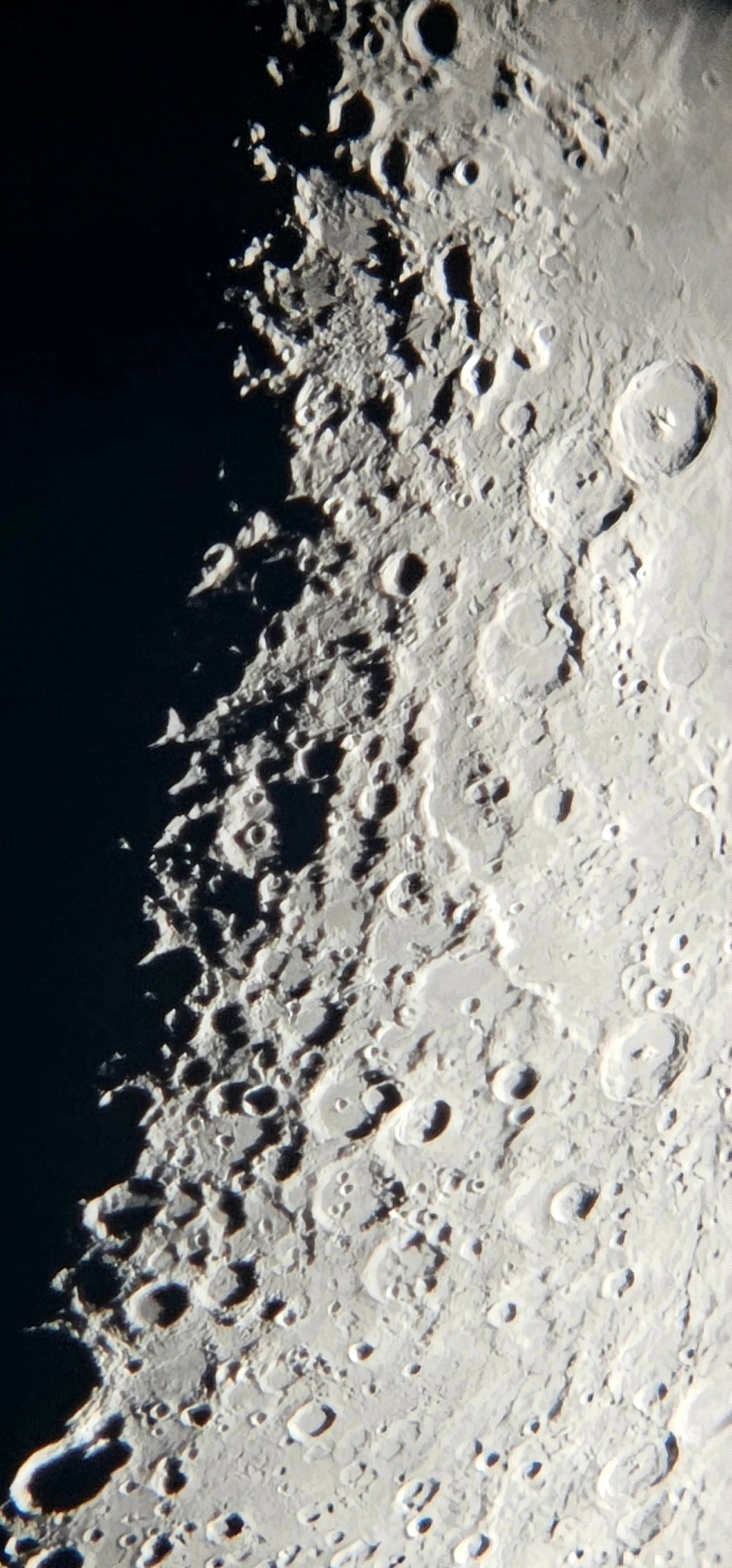 S23 ULTRA moon photos through Telescope - Samsung Members
