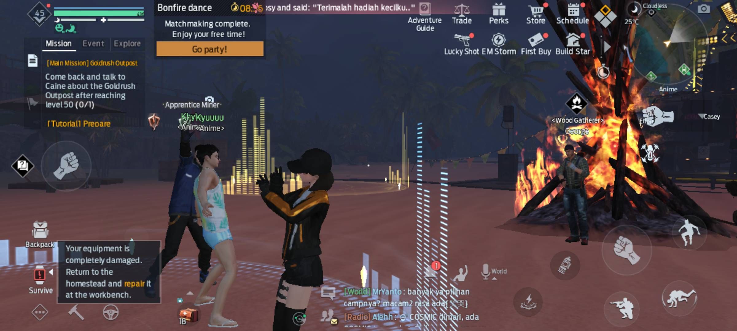 Ajojing di bonfire (undawn) - Samsung Members