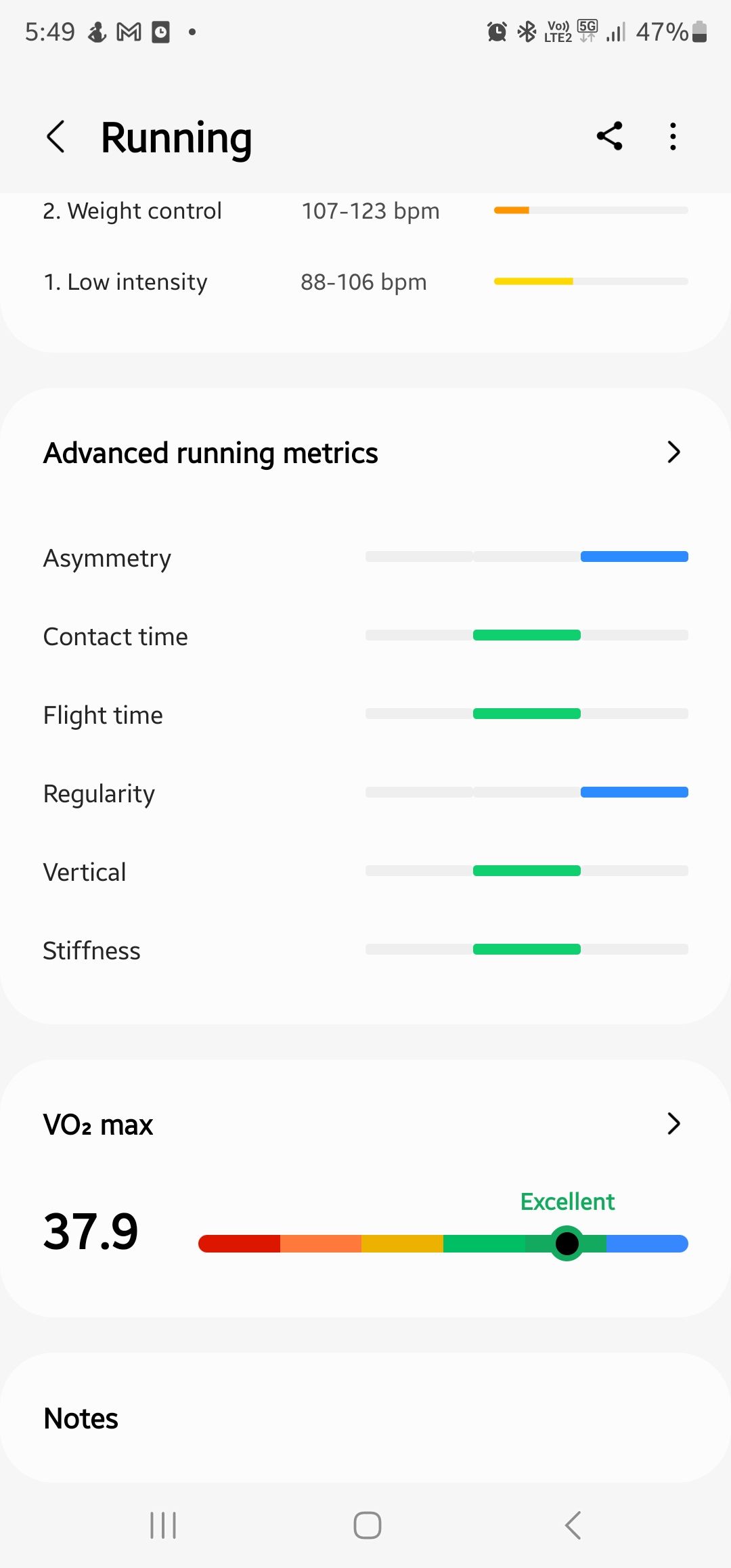 *new* Advanced running metrics? - Samsung Members