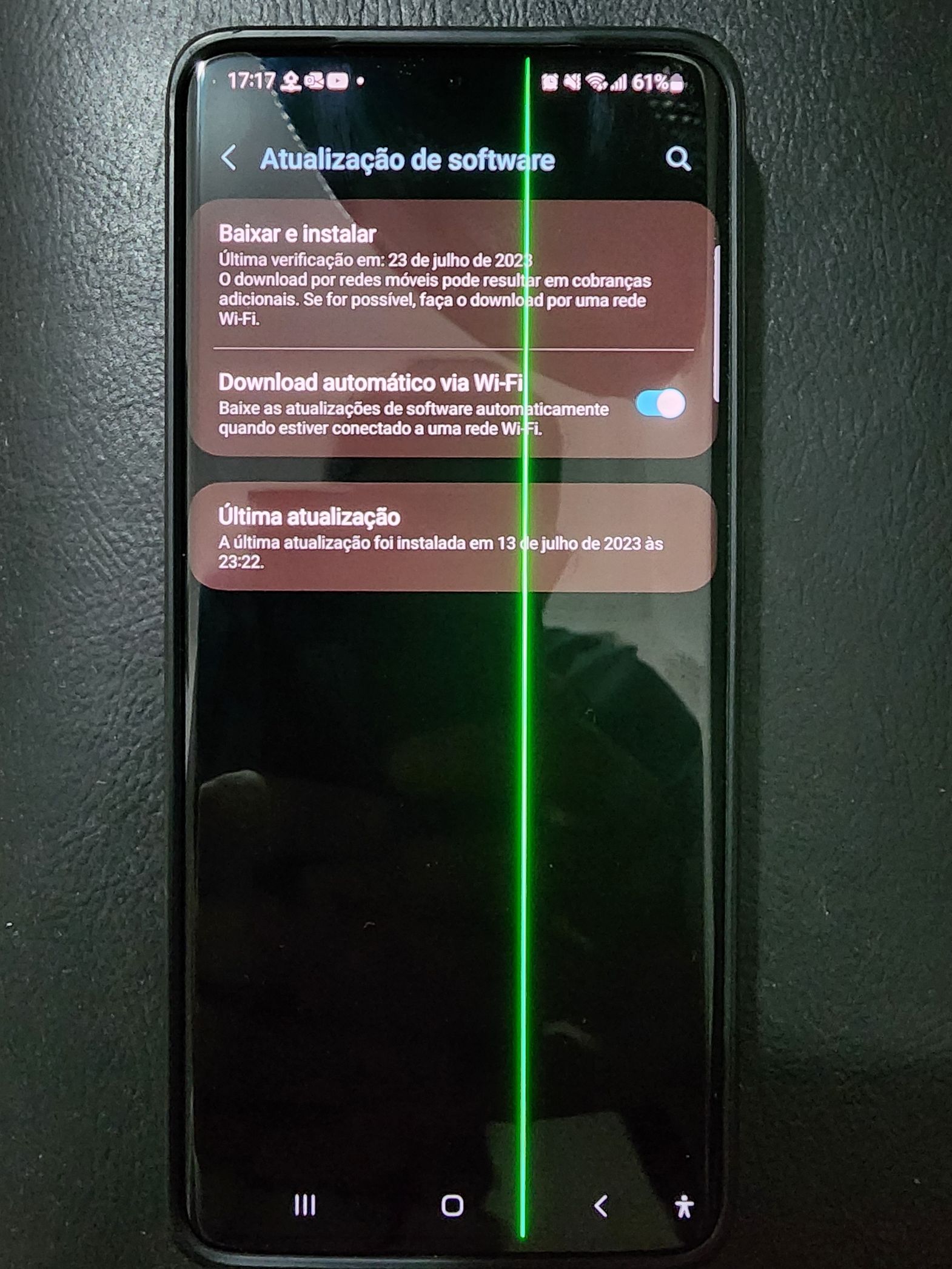 S21 ULTRA - LINHA VERDE NA VERTICAL - Samsung Members