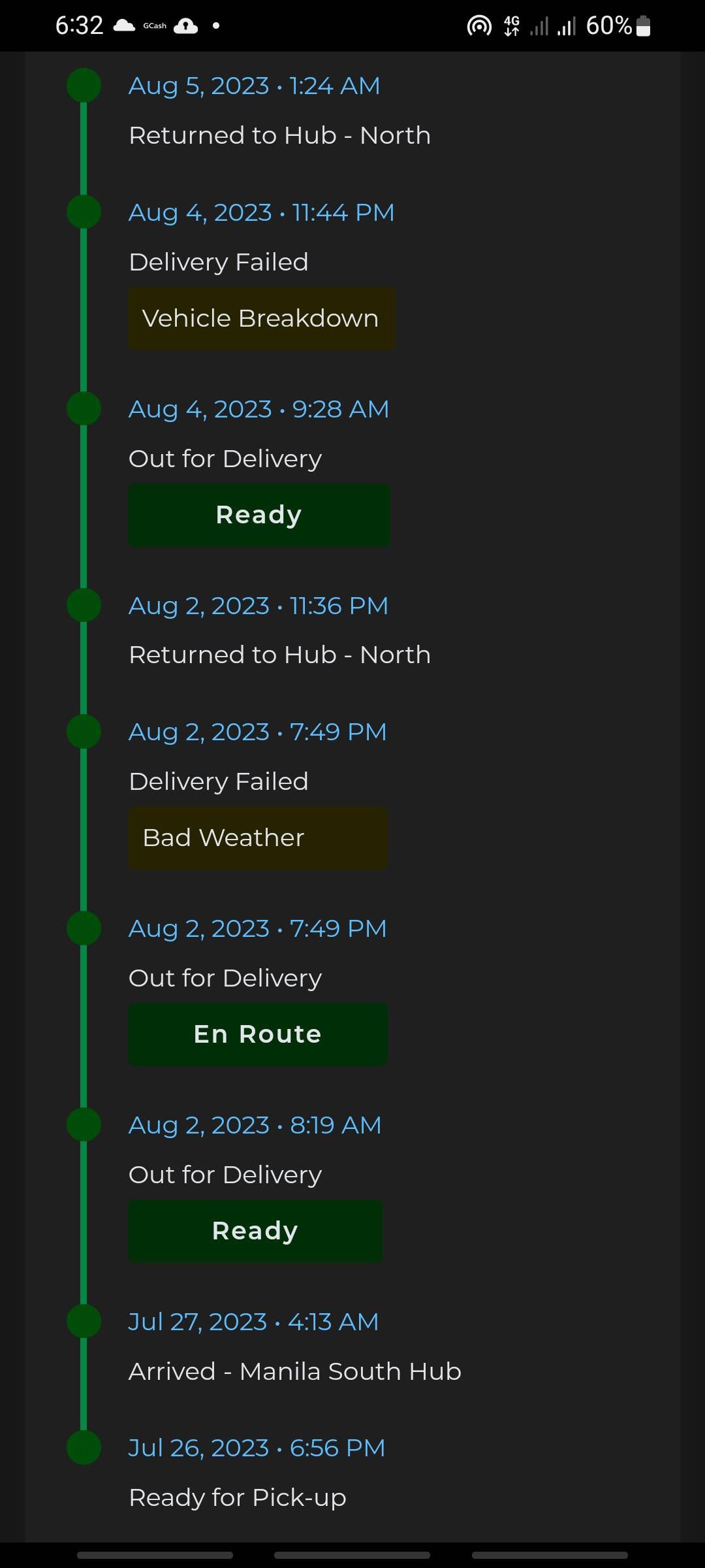 Unreliable Courier Consegnia. Unusual delays from ... - Samsung Members