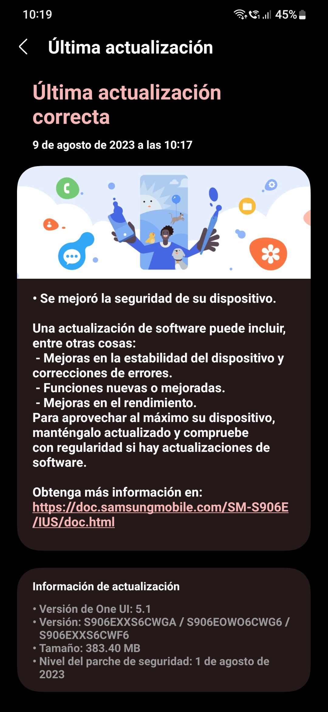 Parche Agosto S22 Plus Mxo - Samsung Members