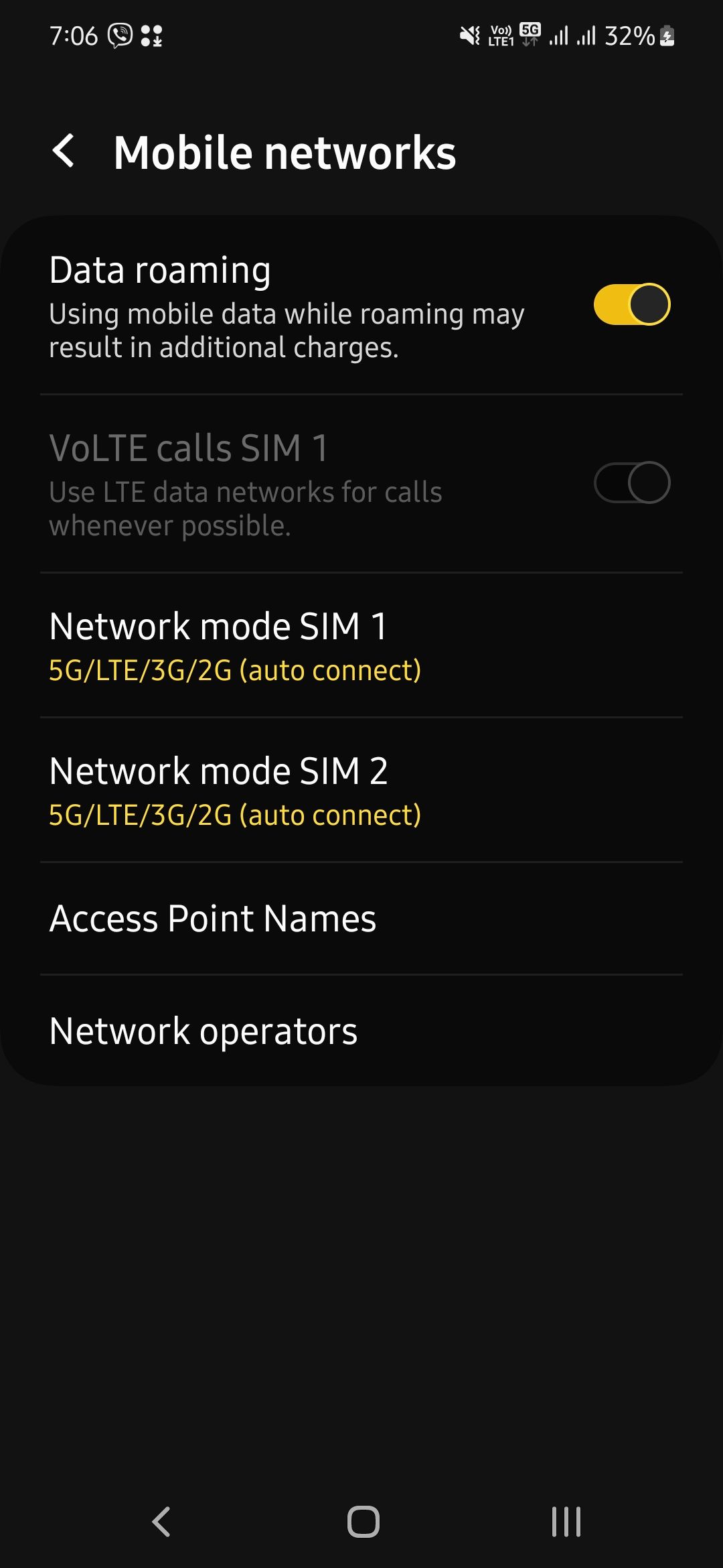 Can't Toggle VoLTE OFF after August Patch Update (... - Samsung Members