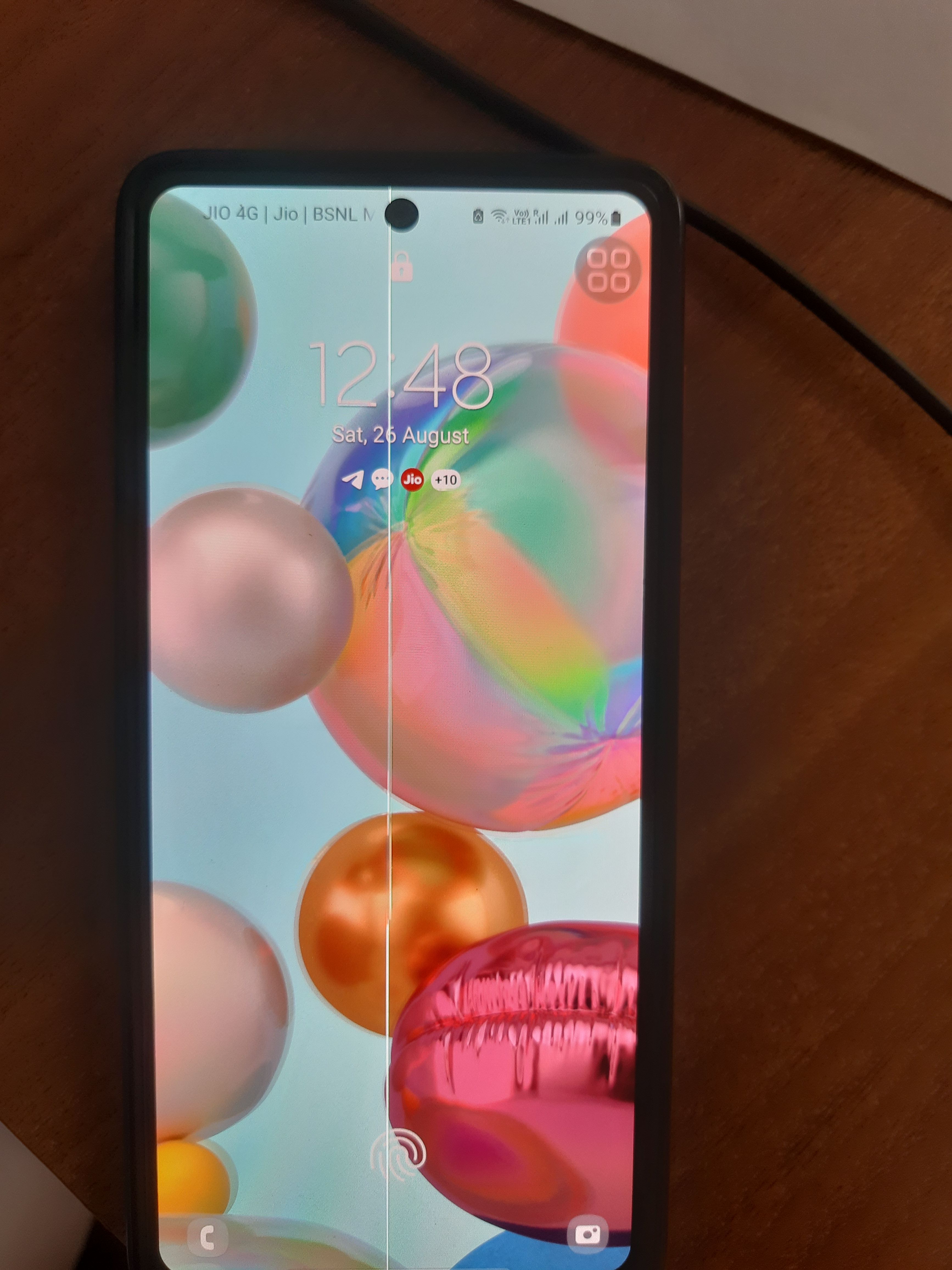 White line on Samsung A71 - Samsung Members