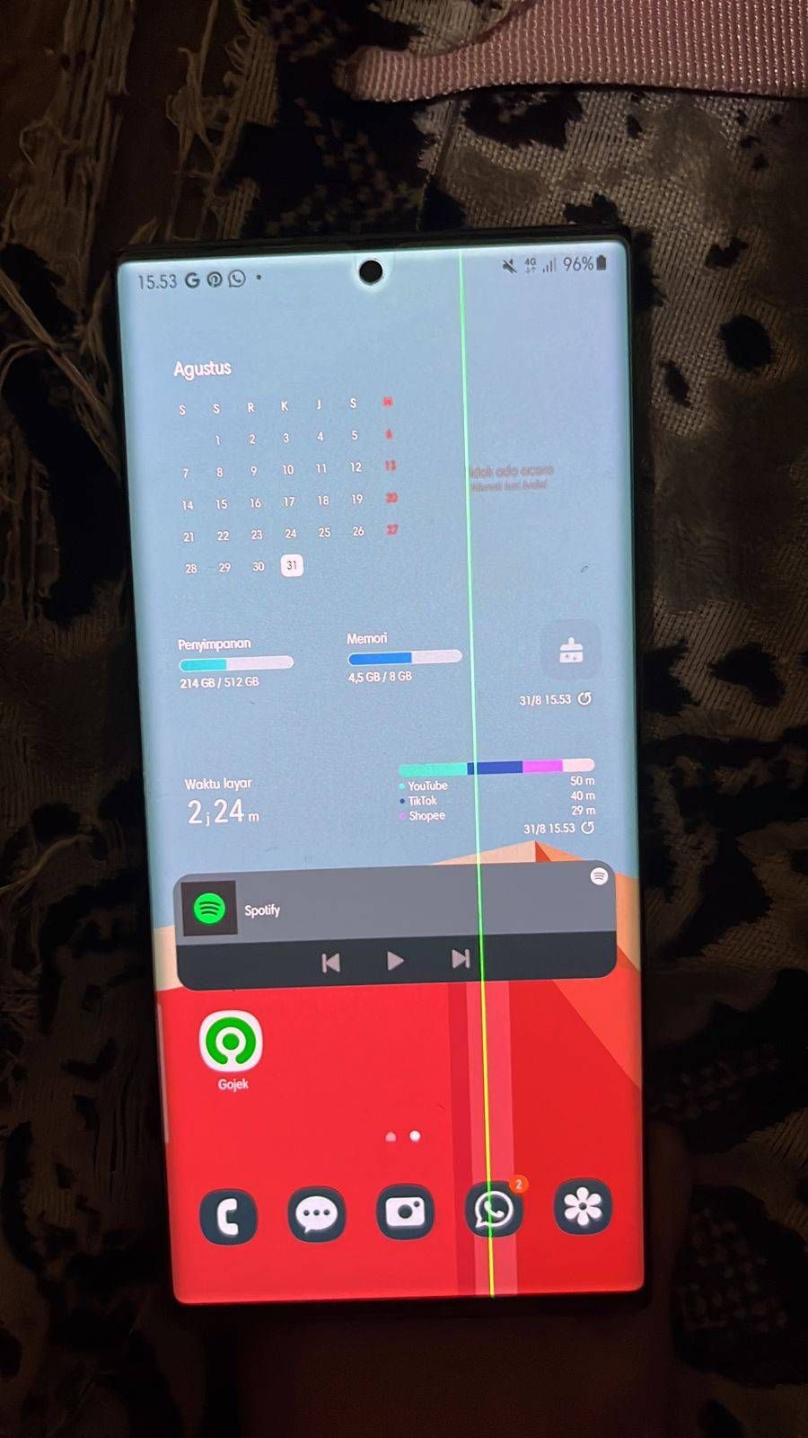 Akhirnya kena juga penyakit Note 20 Ultra (Green L... - Samsung Members