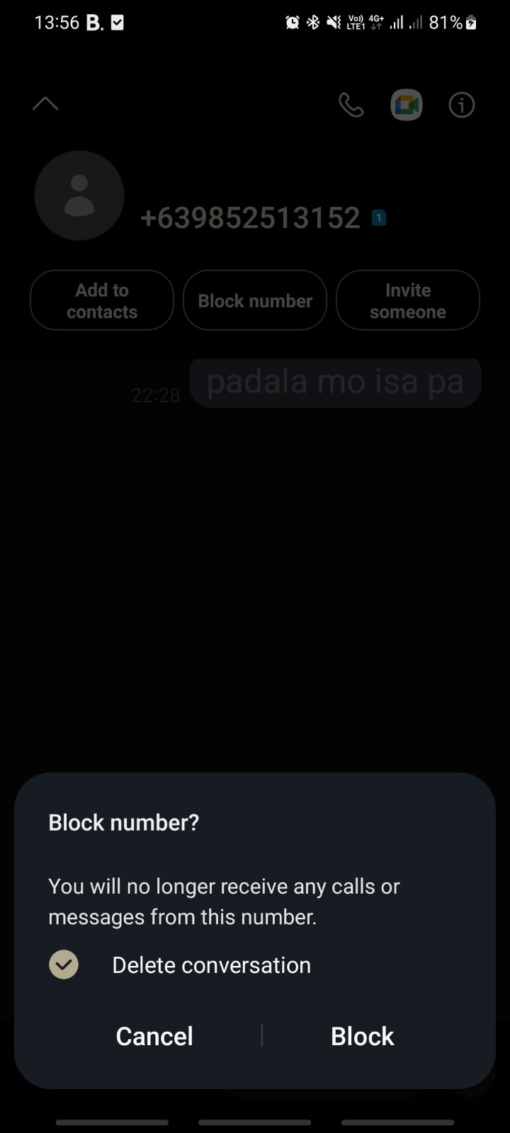 How to Block SMS from senders without number. - Samsung Members