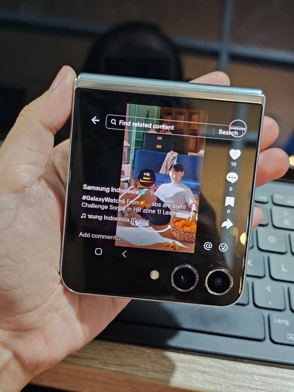 [Galaxy Z Flip5] Serunya Main Sosmed dengan Cara B... - Samsung Members