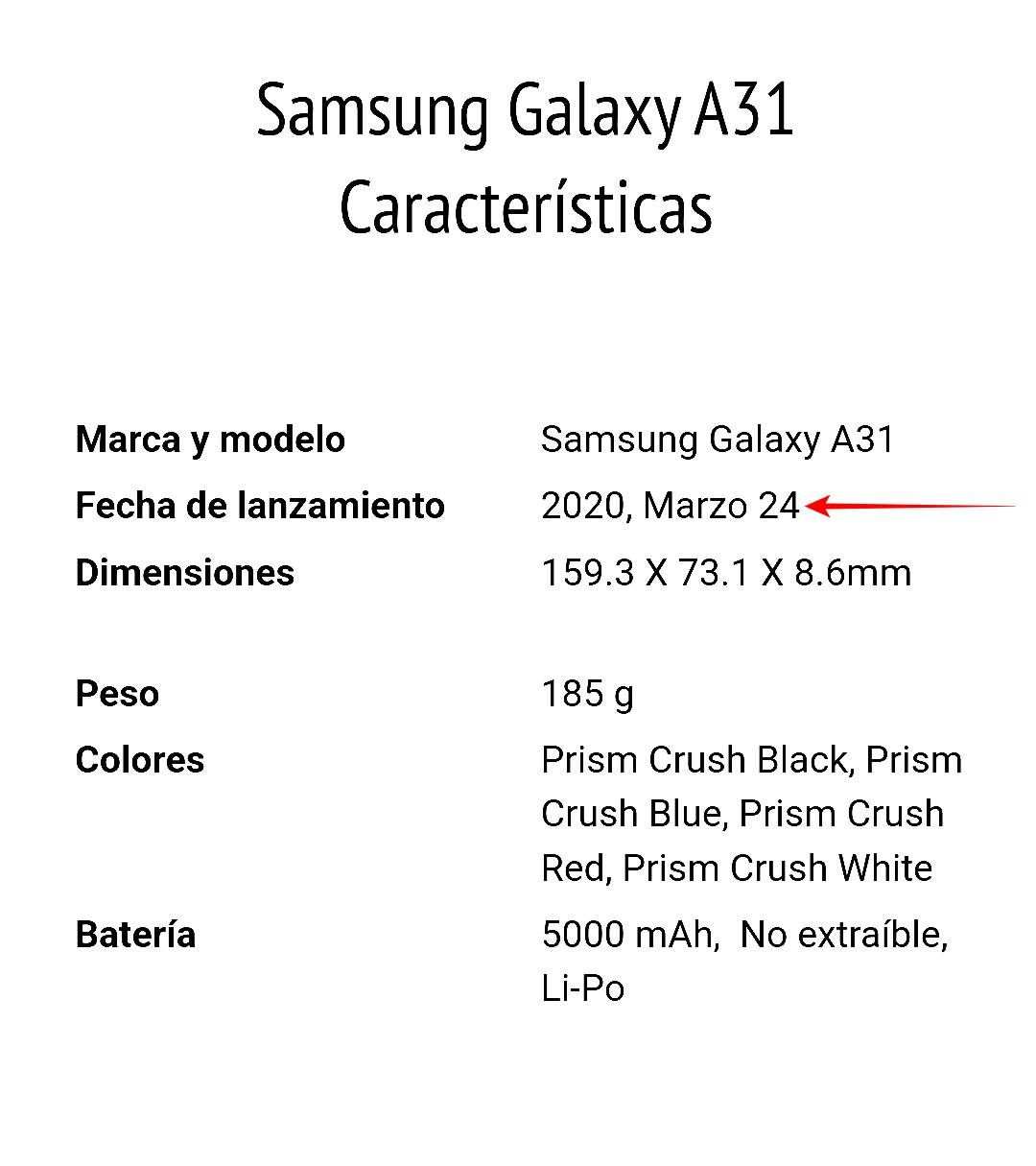 Rom para el Galaxy A31 - Samsung Members