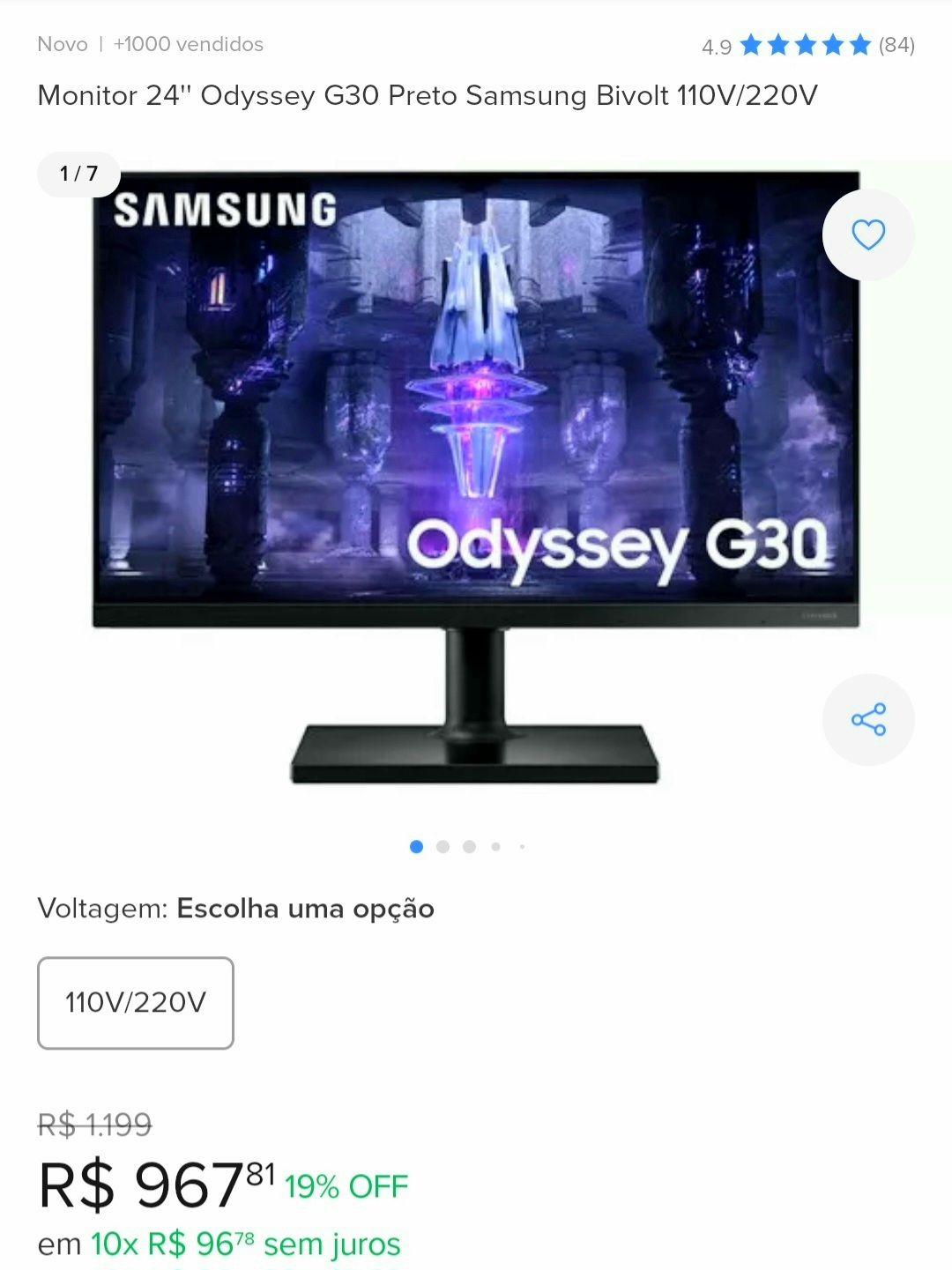 Monitores de 540 até 3000 reais da samsung 👇🏼😊 ... - Samsung Members